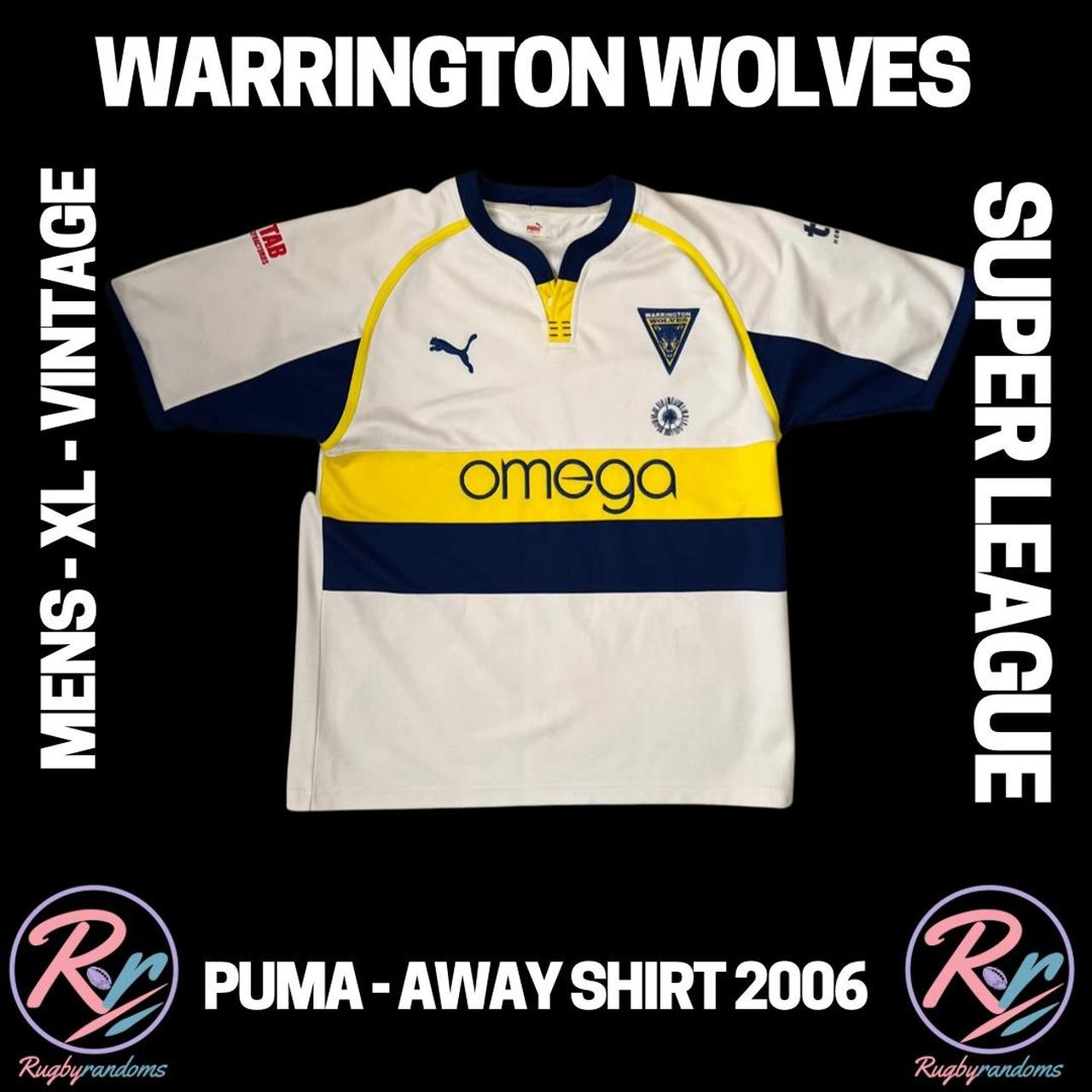 Puma Warrington Wolves Rugby League Away Shirt 2006... - Depop