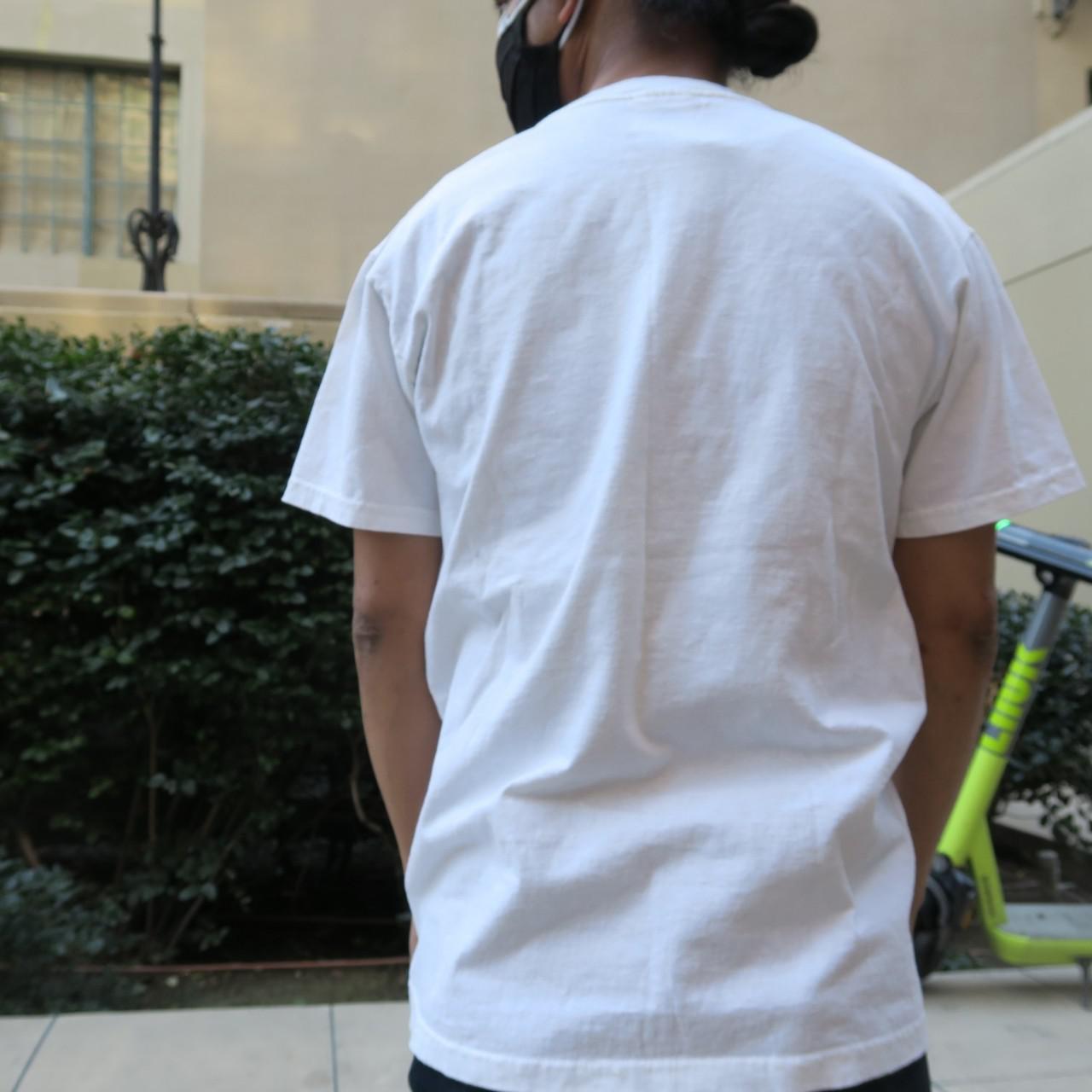 VINTAGE 90's Human I-Tees School Of Endangered Fish... - Depop