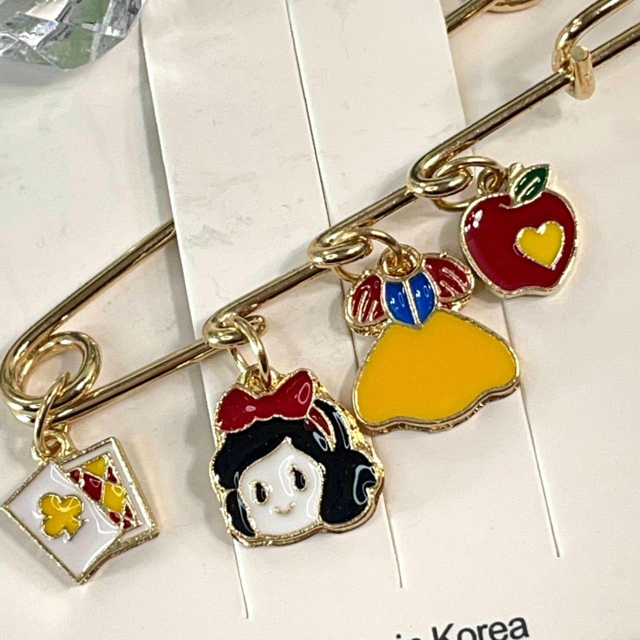 Disney Themed Snow White Charm Hard Enamel Pin You... - Depop