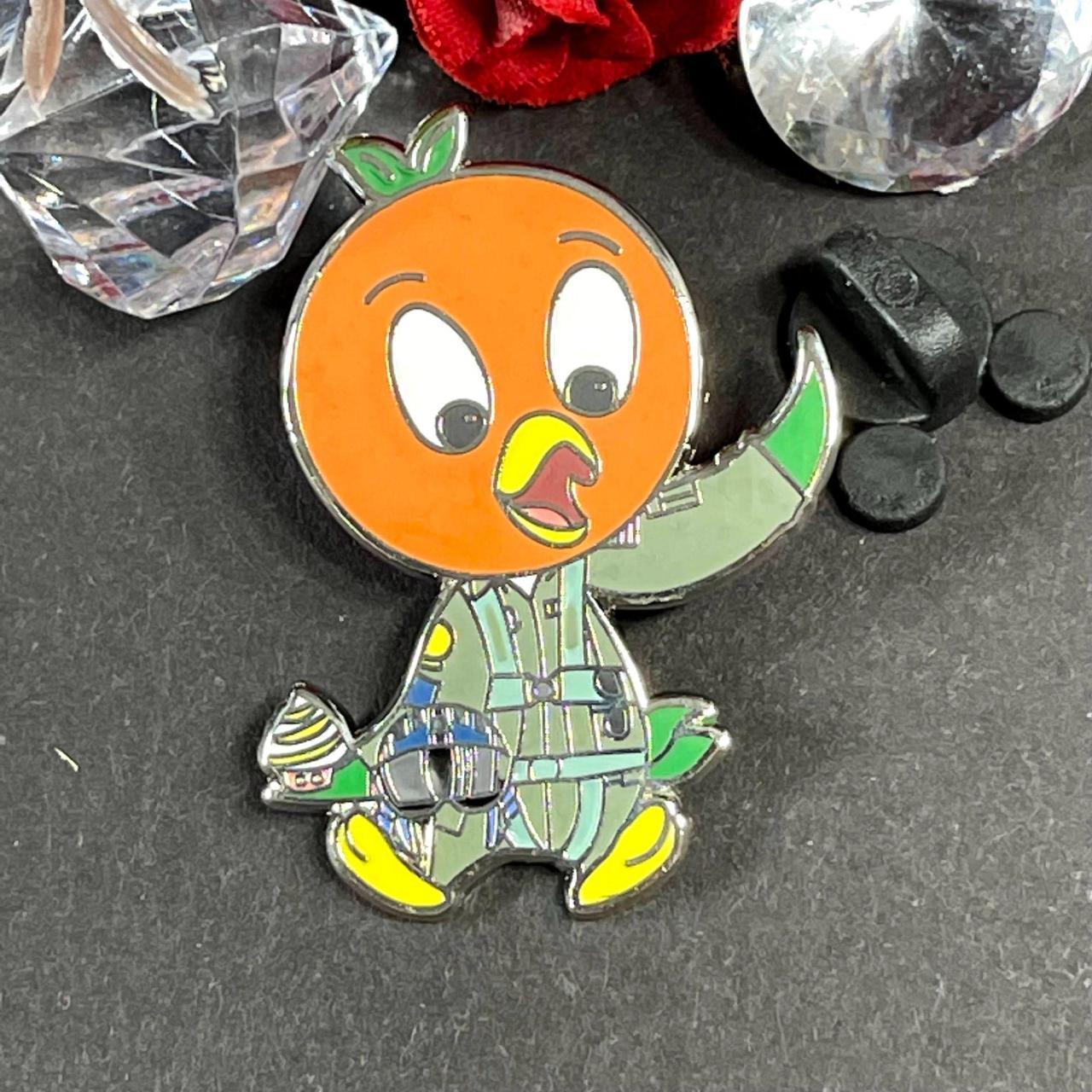 Disney Parks Army Orange Bird Pin These are used... - Depop