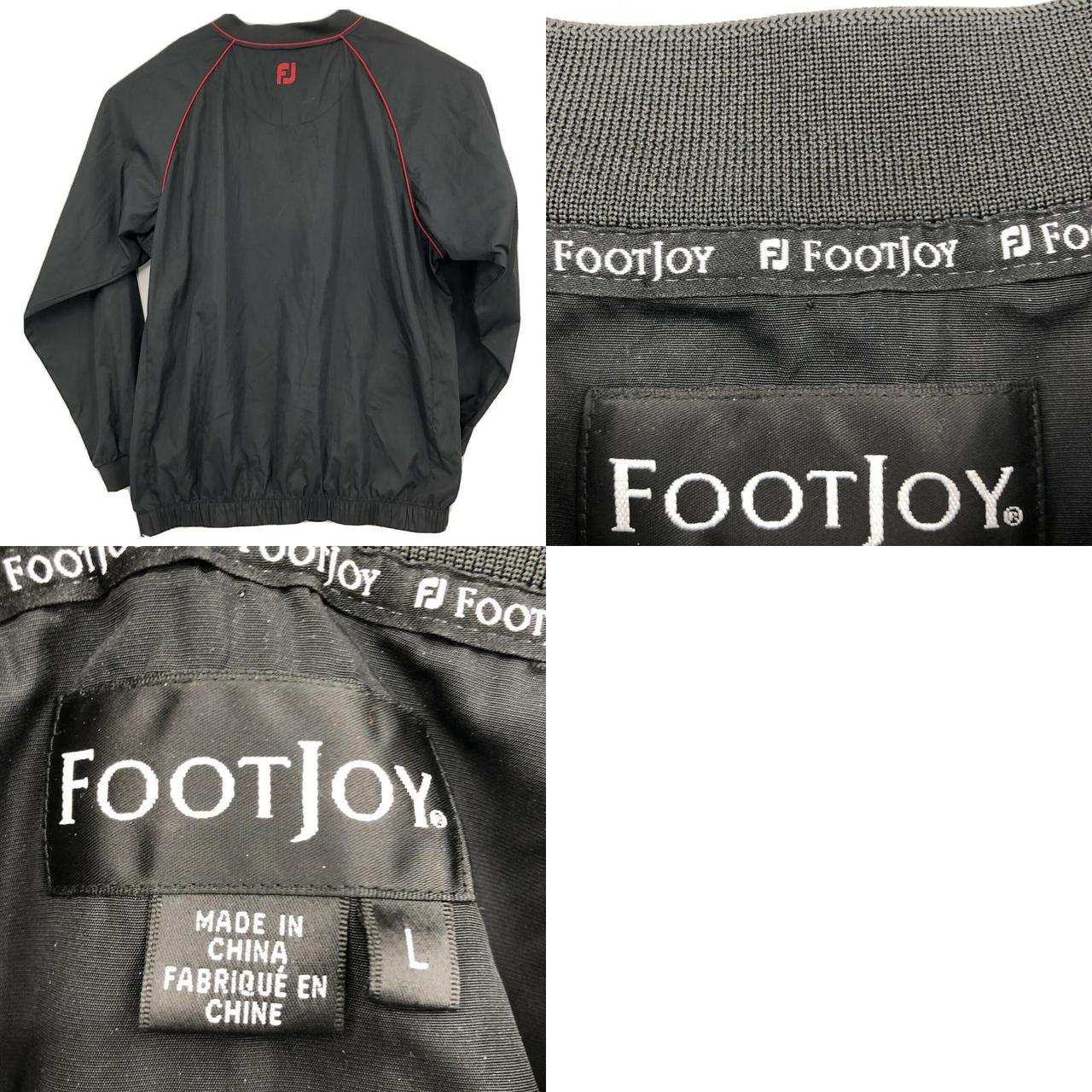 Men's L FootJoy Pullover V-Neck Wind Jacket Shirt... - Depop