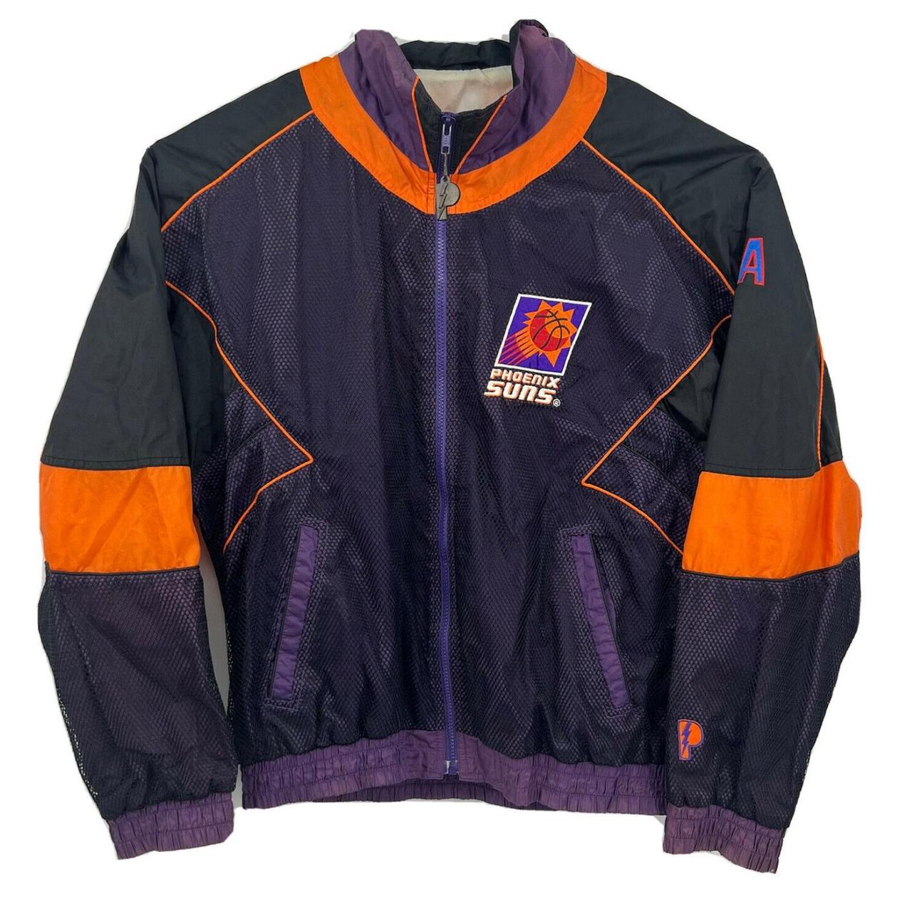 Phoenix Suns Pro Player Vintage Windbreaker Jacket... - Depop