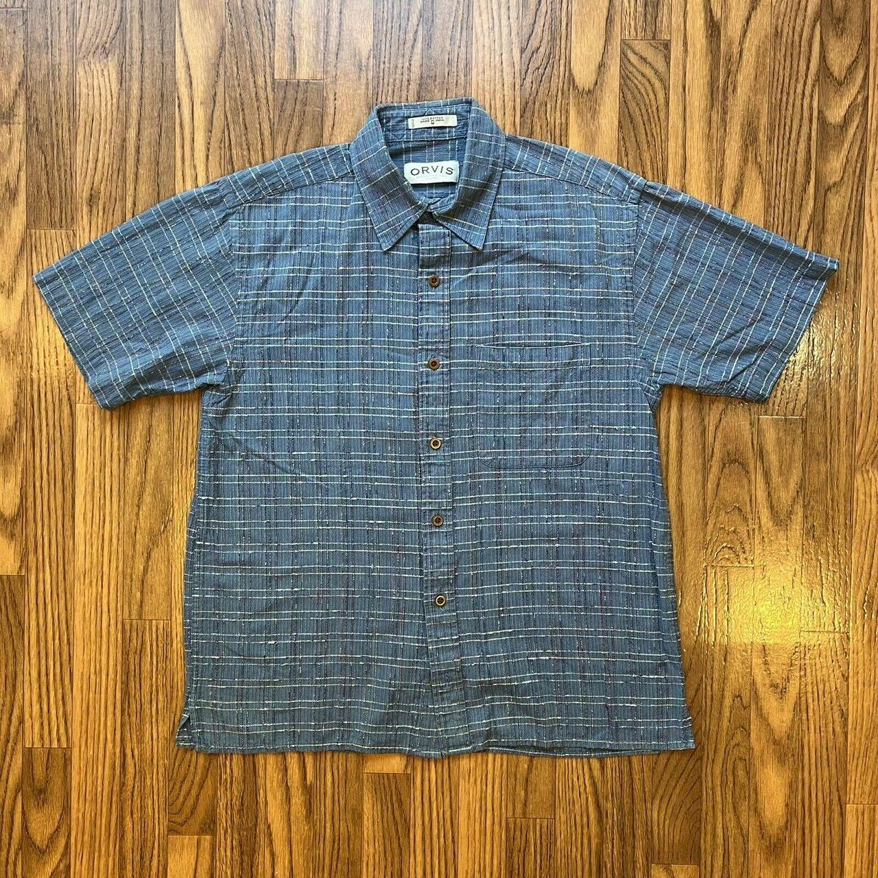 Vintage Orvis Western Button Down Short Sleeve... - Depop