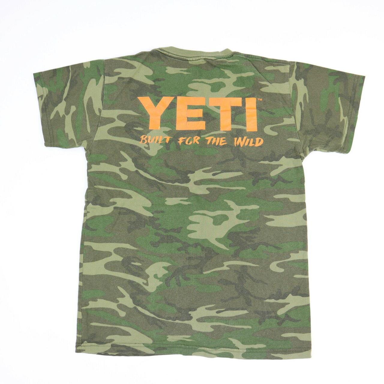 Yeti Built for the Wild Camouflage T-Shirt size... - Depop