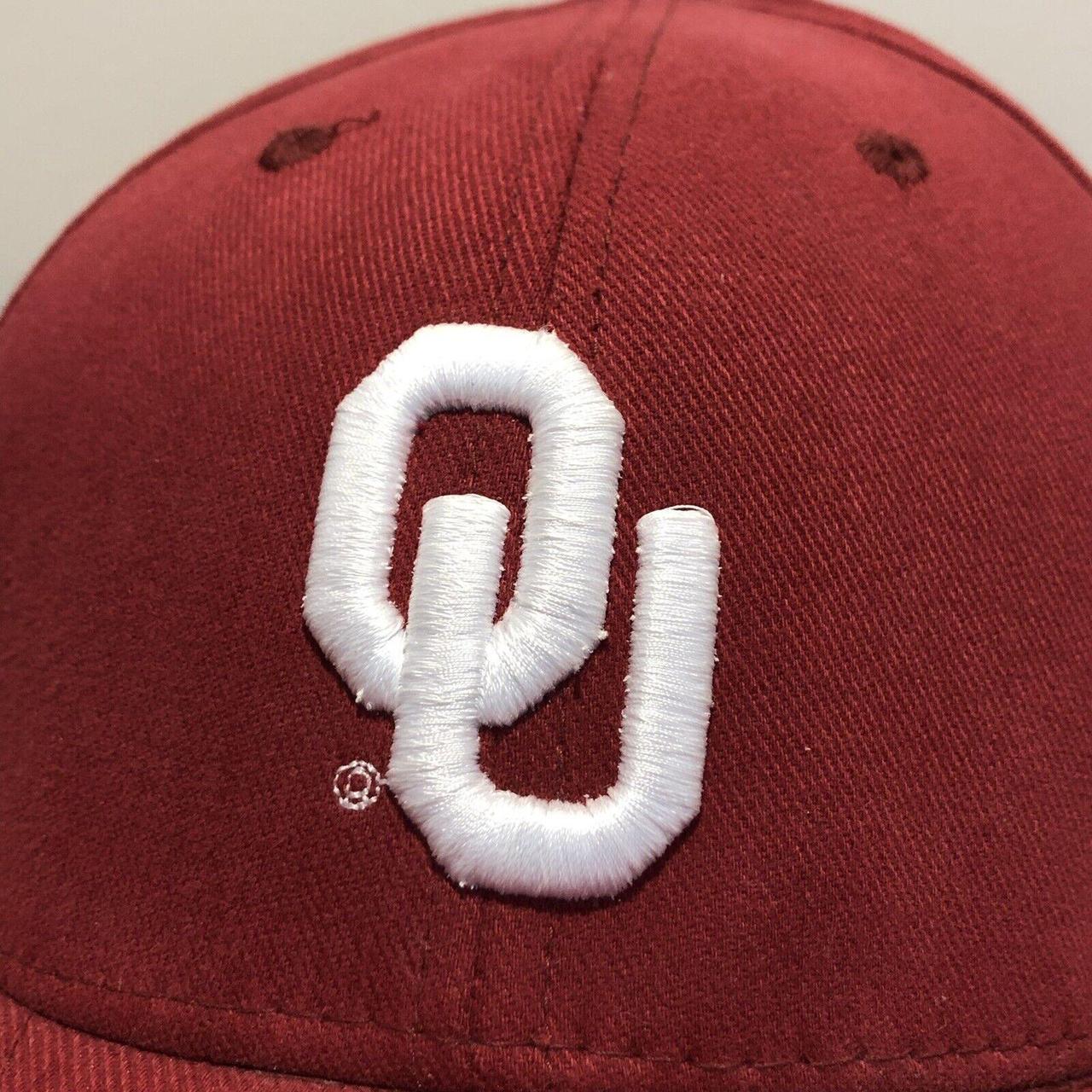 Oklahoma Sooners Hat Baseball Cap Fitted OSFA Nike... - Depop