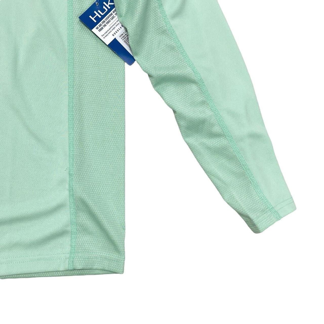 HUK Men's Icon X Long Sleeve Fishing Shirt Size M... - Depop