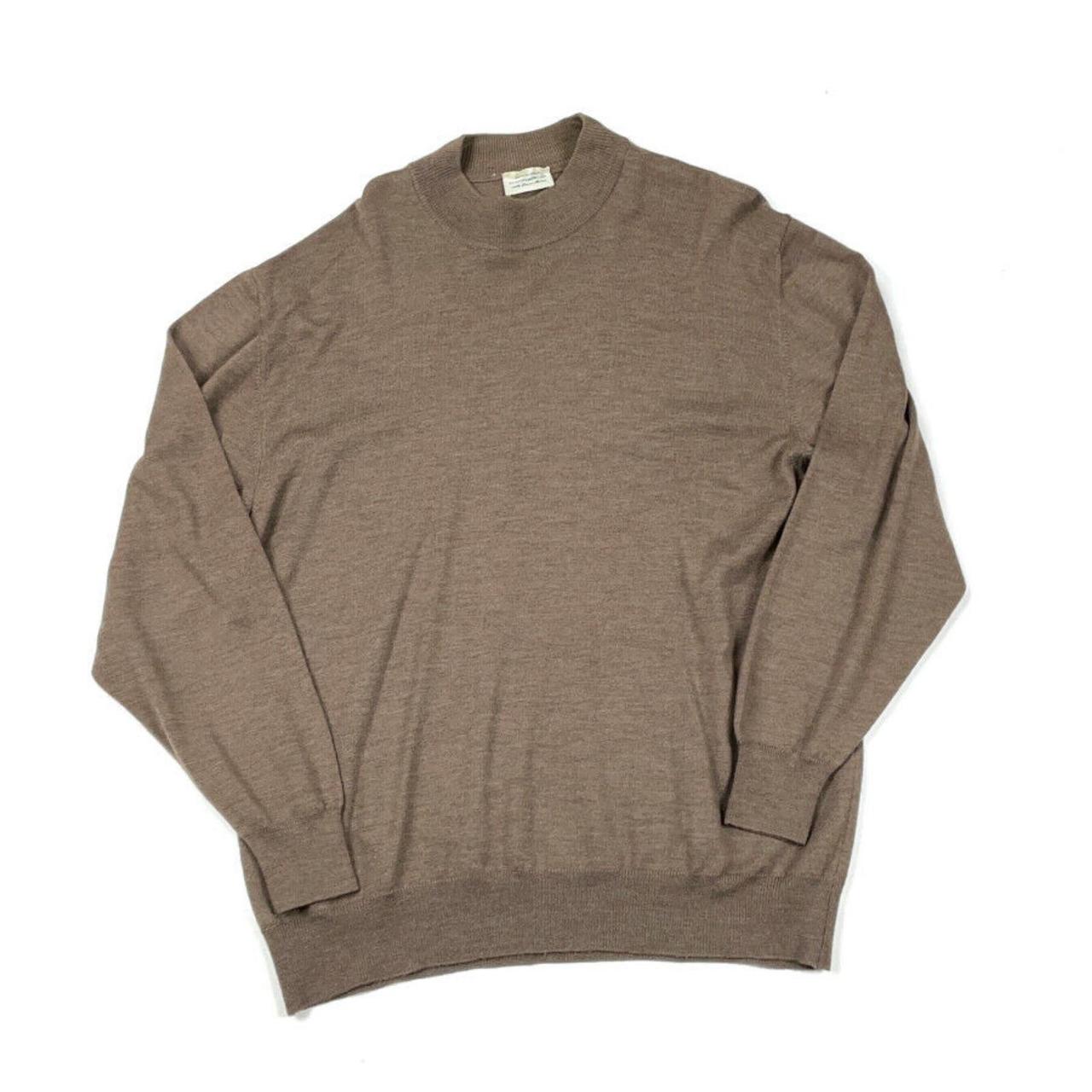 VTG 80s Dad Style Wool Sweater Adult XL Italy Made... - Depop