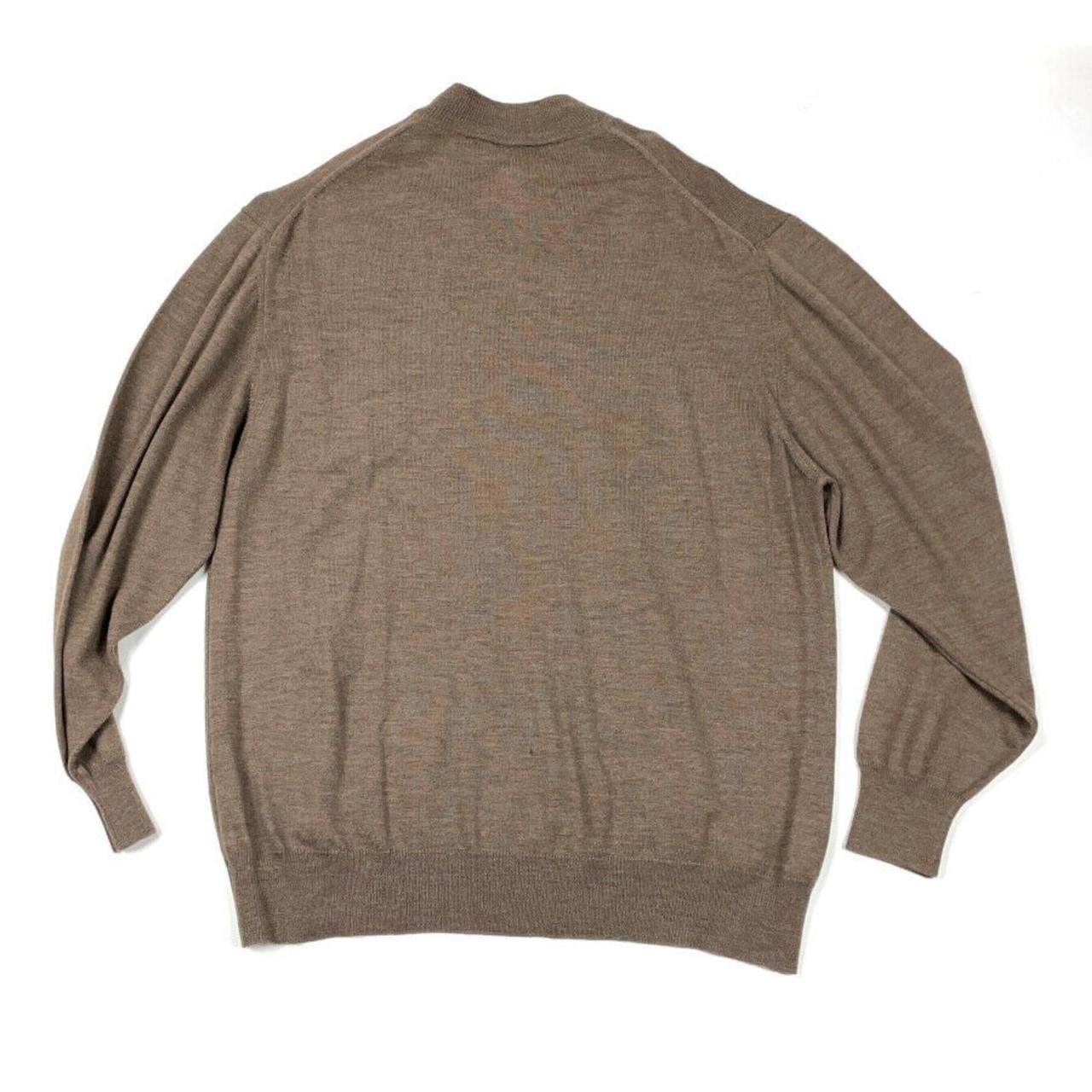 VTG 80s Dad Style Wool Sweater Adult XL Italy Made... - Depop