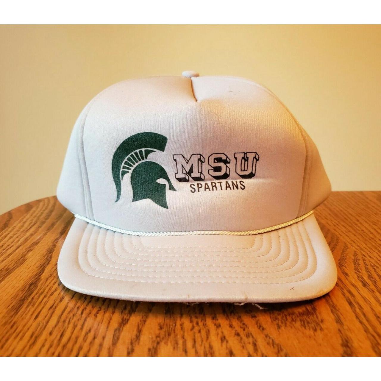 MSU Spartans Snapback Hat Michigan State University... - Depop