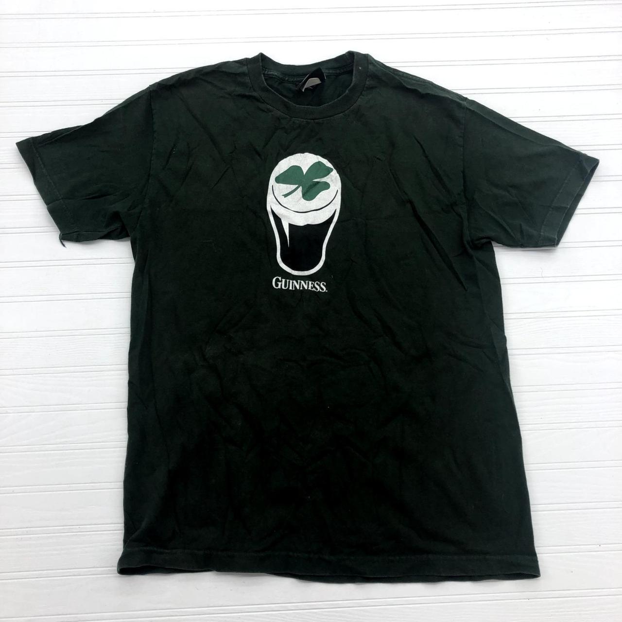 Official Guinness Merchandise Green Graphic Crew... - Depop
