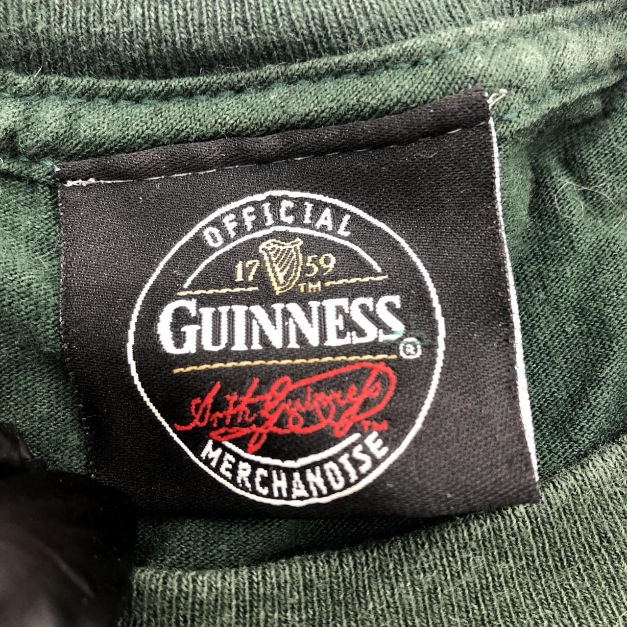 Official Guinness Merchandise Green Graphic Crew... - Depop