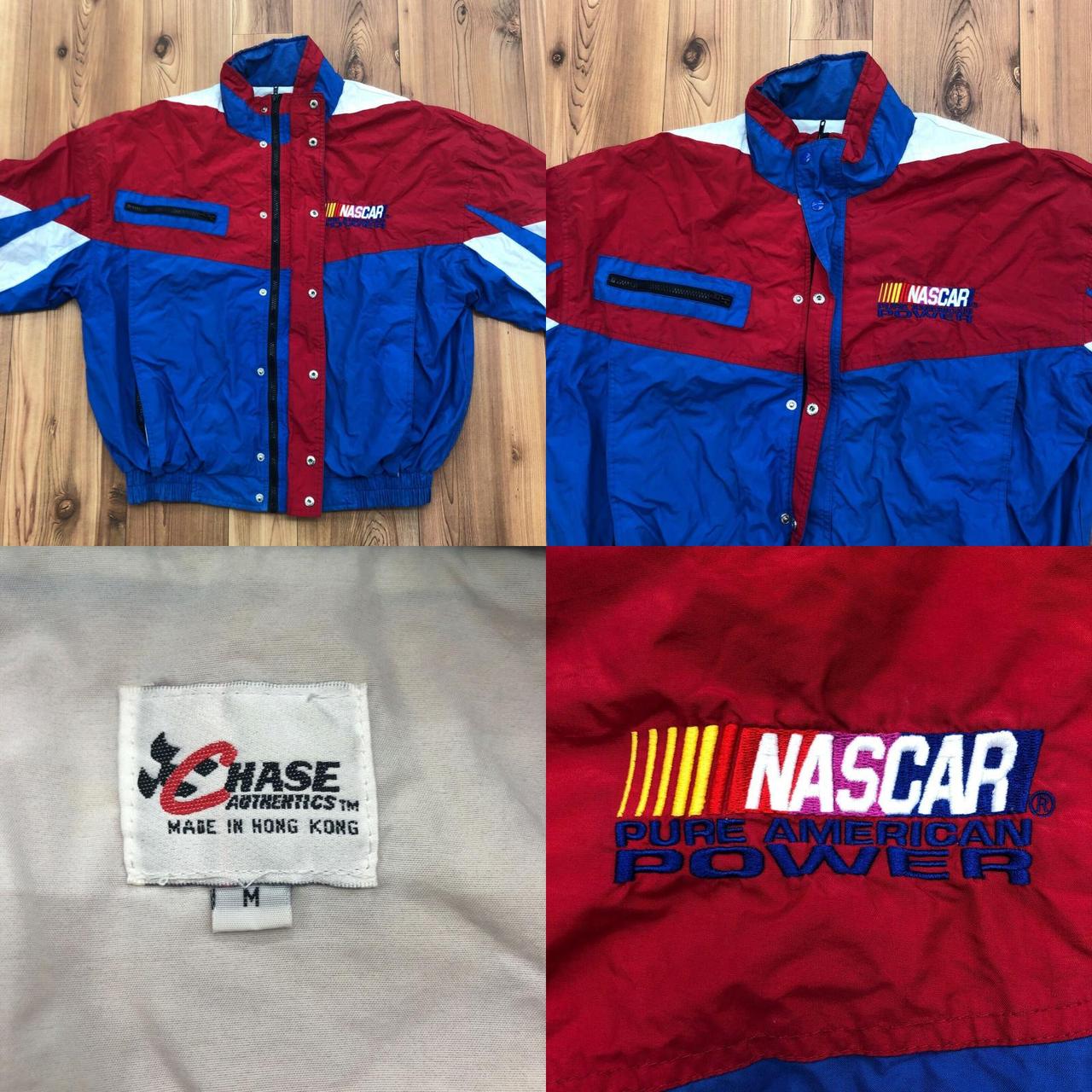 Vintage Chase Authentics Red NASCAR Pure American... - Depop