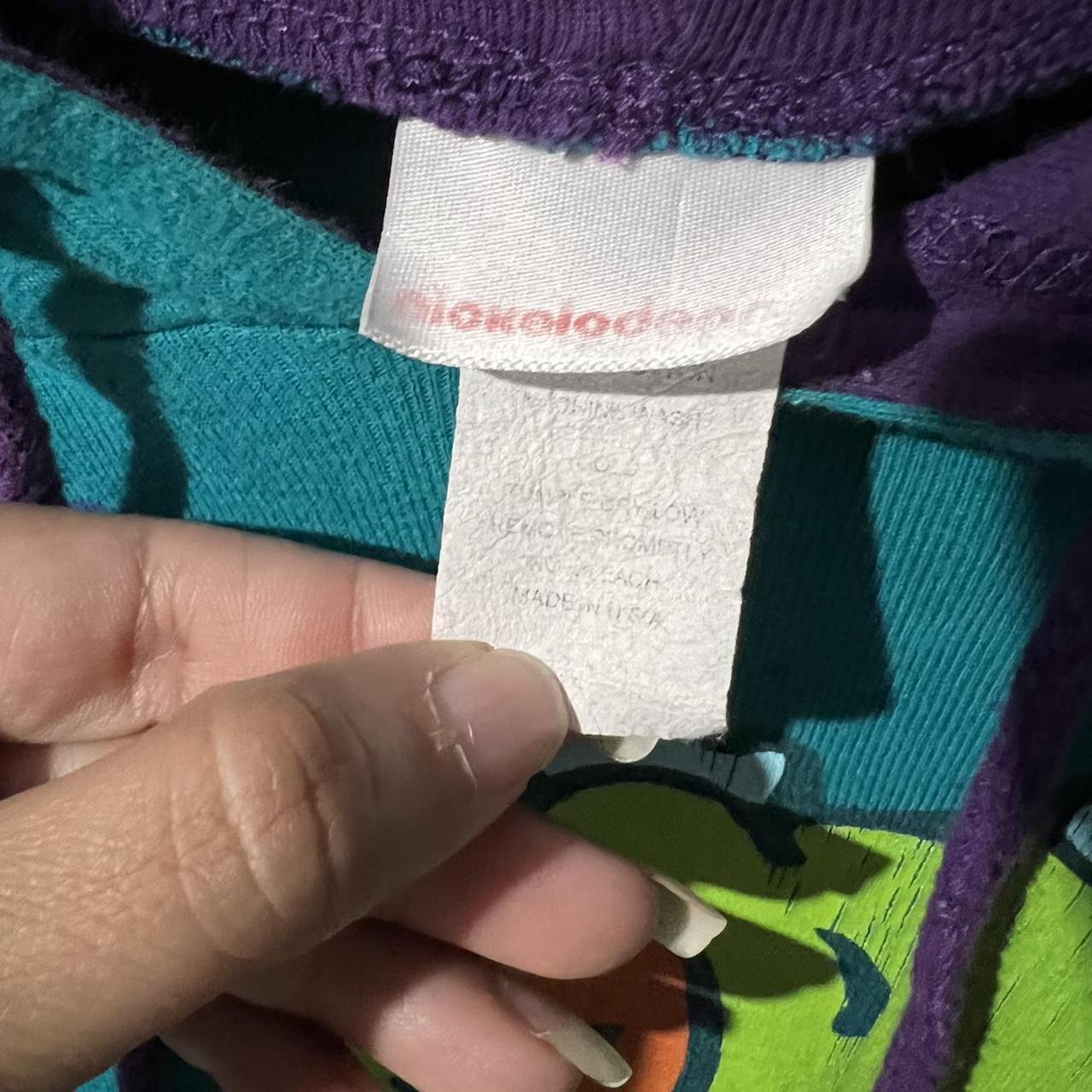 Amazing vintage 90s Reptar Rugrats hoodie! Made in... - Depop