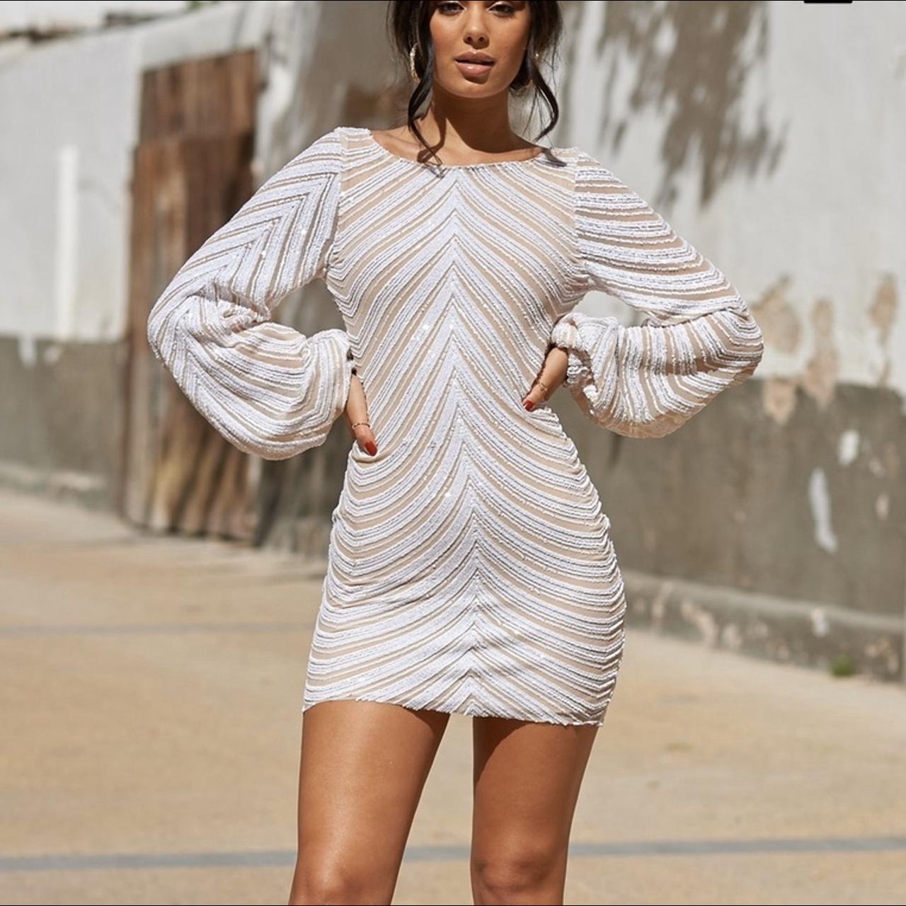 Club l London dress size 8 worn once for few... - Depop