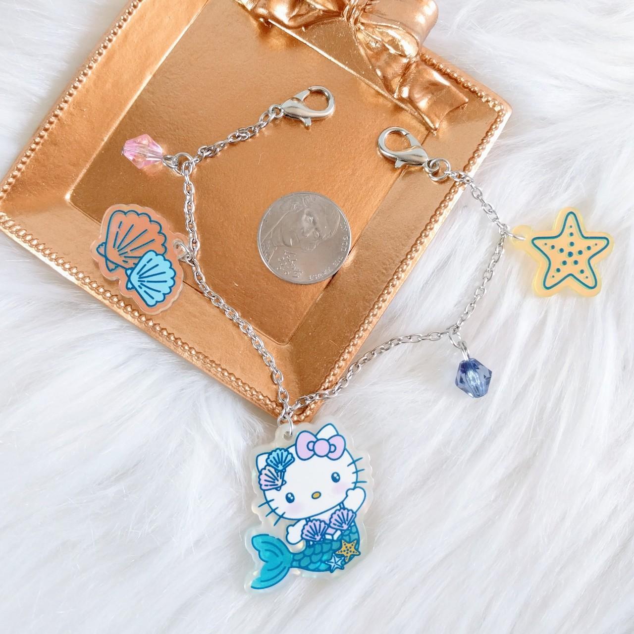 Hello Kitty, Shell, Starfish & Charms Bracelet / Bag... - Depop