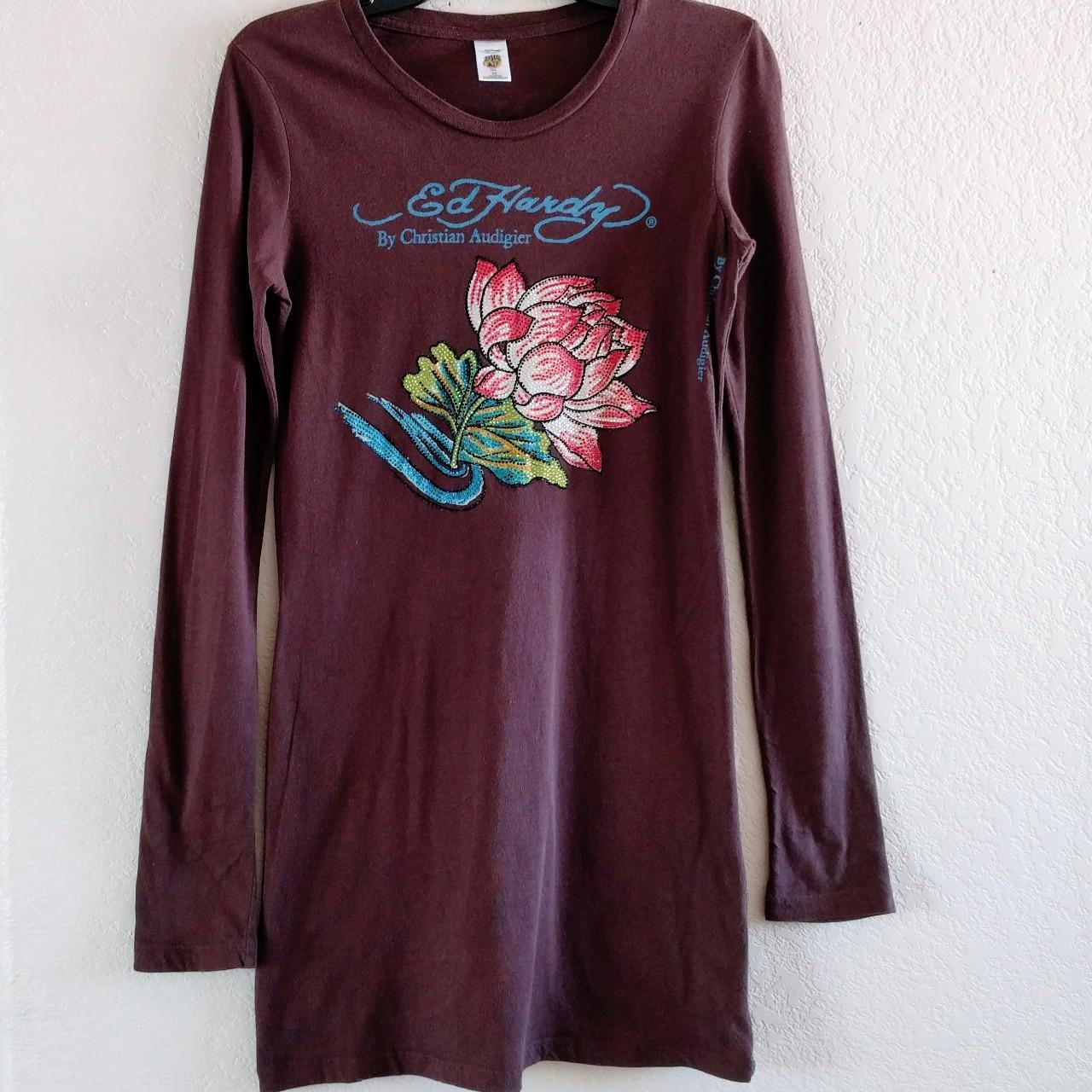 Ed Hardy Women's multi Dress | Depop