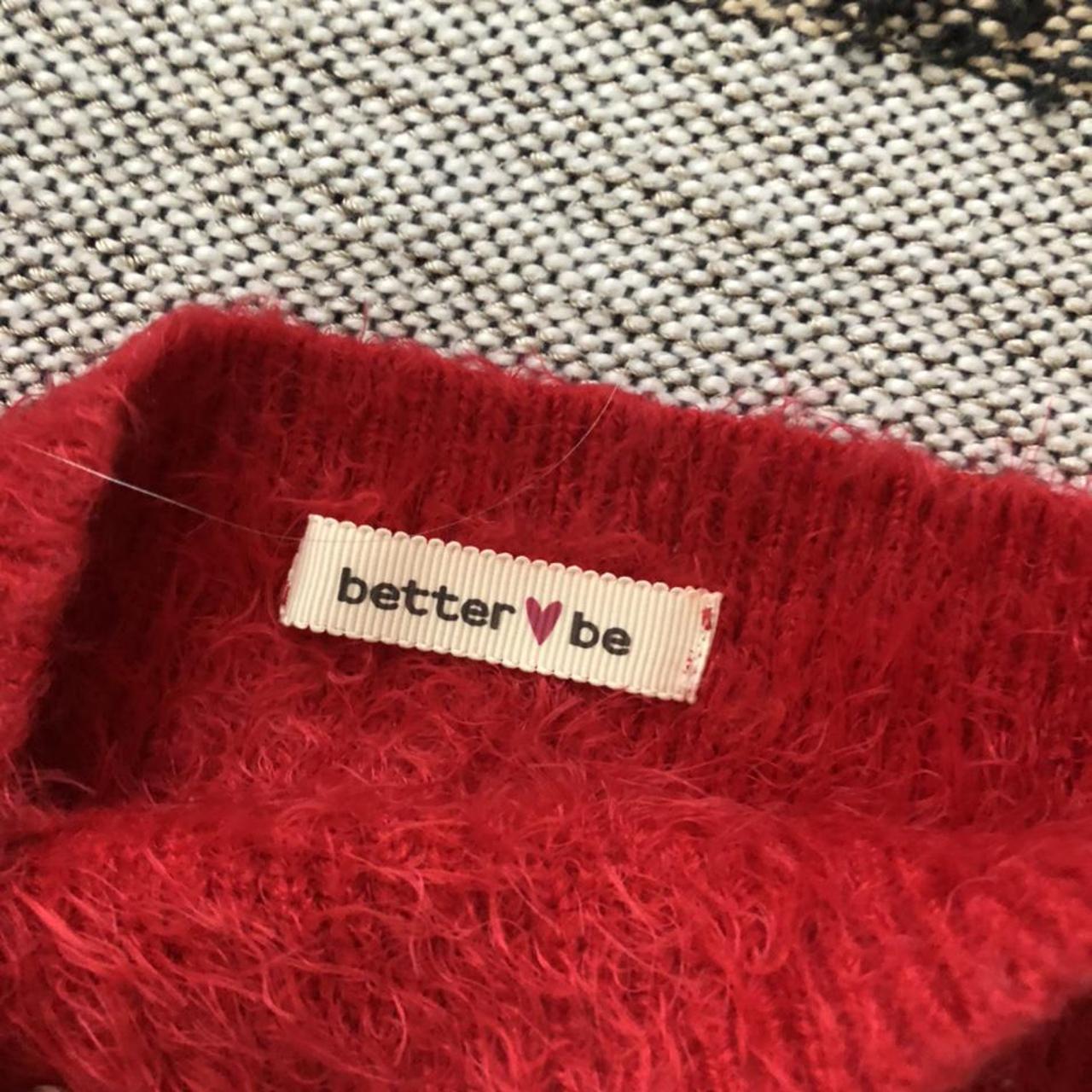 Red fuzzy tube top! No size but will fit XS/S - Depop