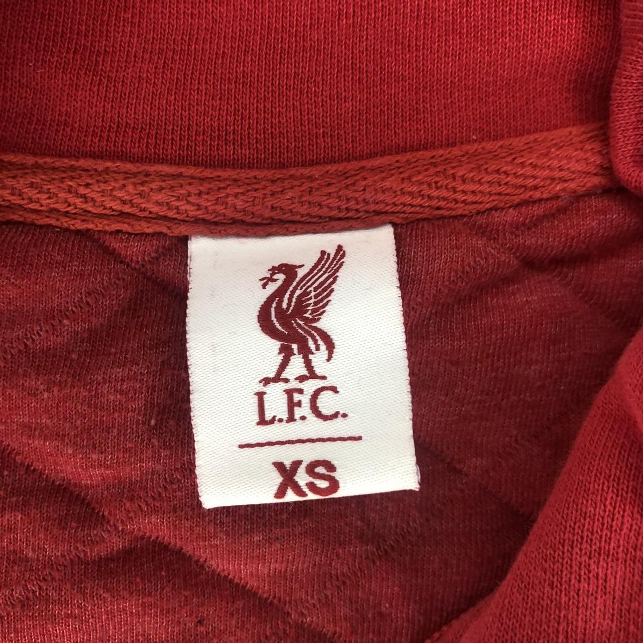 Red Liverpool quarter zip size xs Meuserments... - Depop