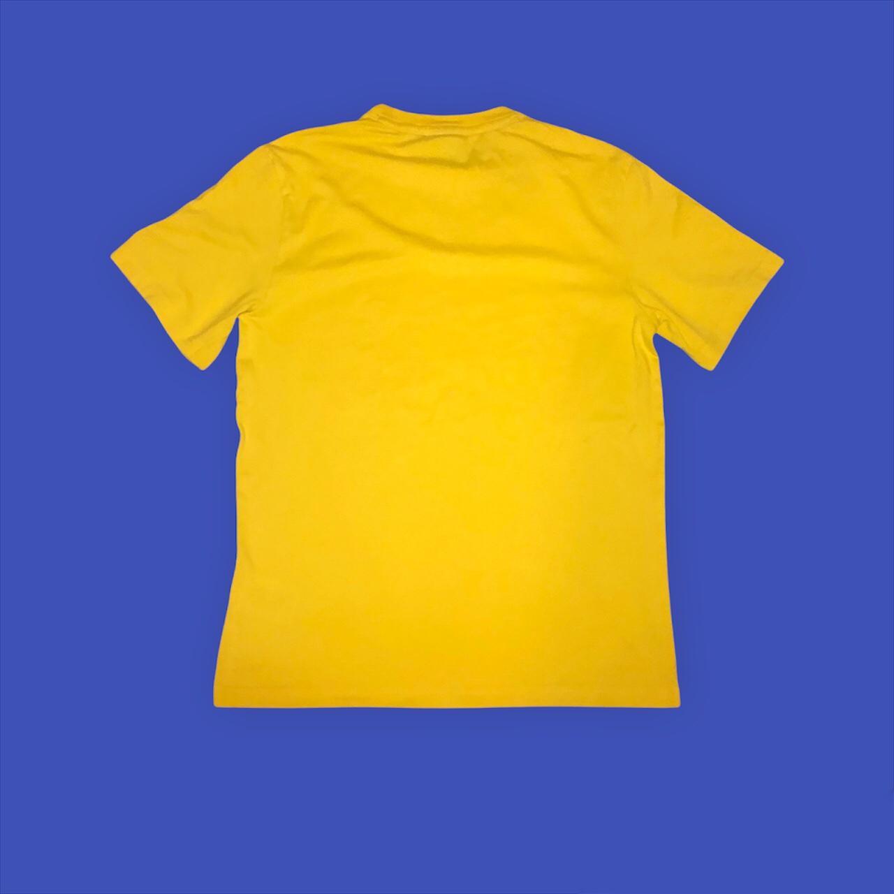 Vintage yellow Umbro t-shirt size S Meuserments... - Depop