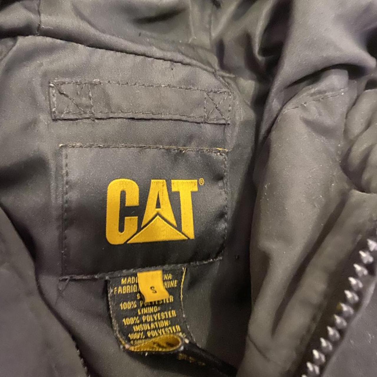 CAT Puffer Coat 🥷🏾 #cat #pufferjacket #winter... - Depop