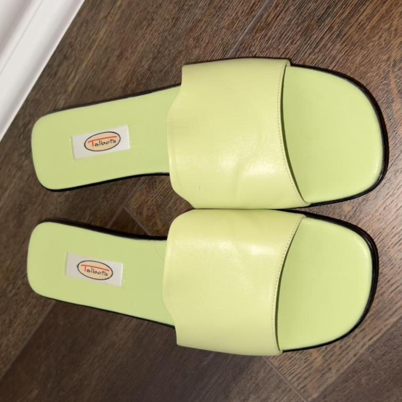 Talbots Women's Green Sandals | Depop