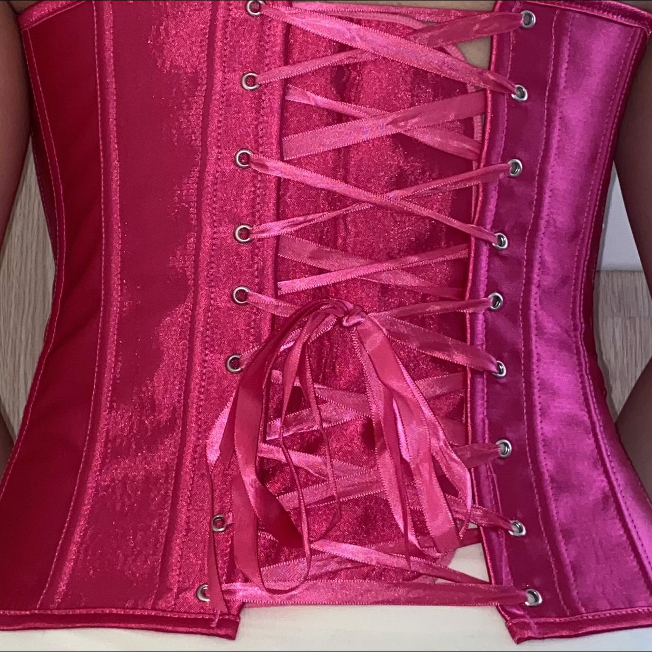 Y2k Neon Pink Corset🍭 Super Fun And Easy To Wear Depop