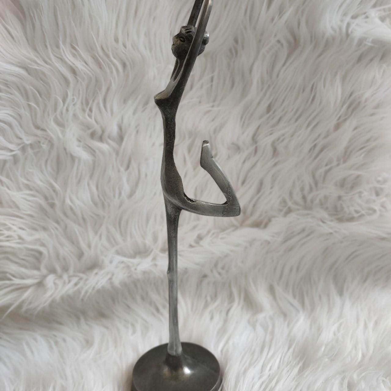 Vintage Solid Cast Iron Ballerina Statue with a... - Depop Vintage Solid Cast Iron Ballerina Statue with a... - Depop
