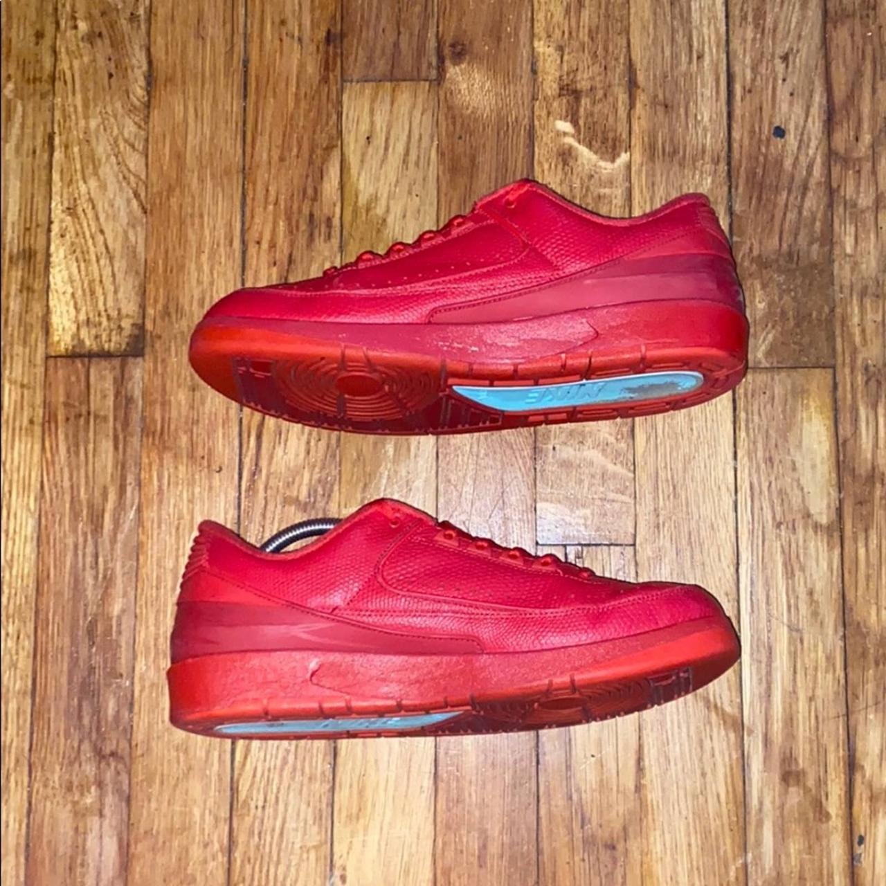 Nike Retro Air Jordan 2 low gym red size 10.5 Still... - Depop