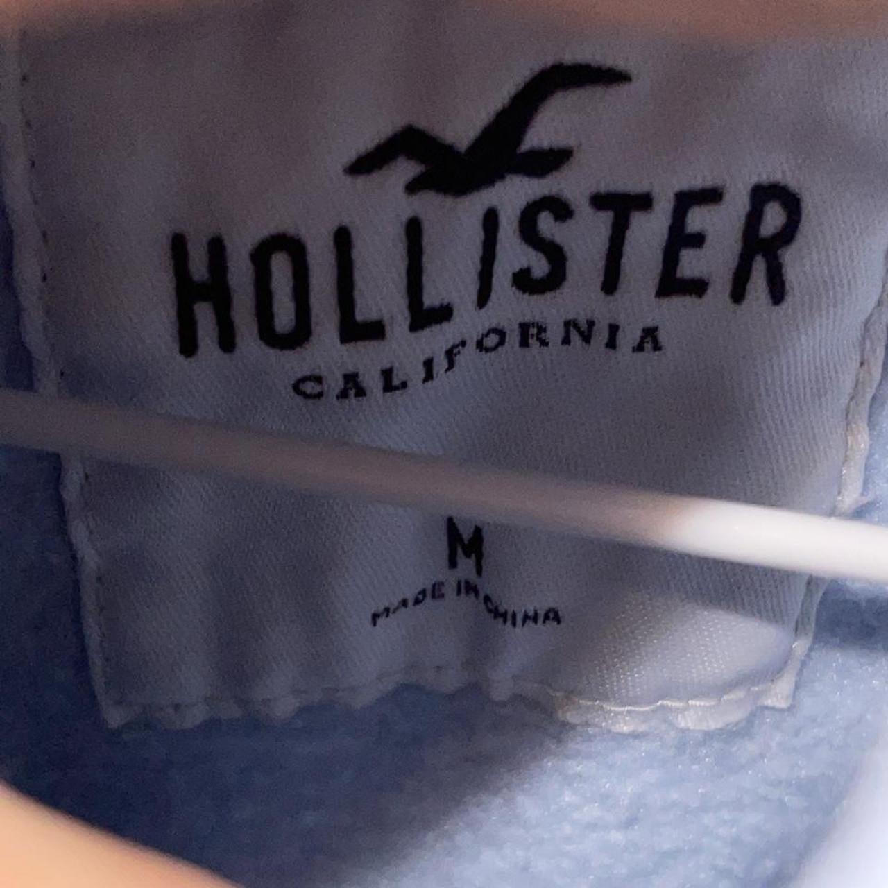 Blue gradient Hollister hoodie - Depop