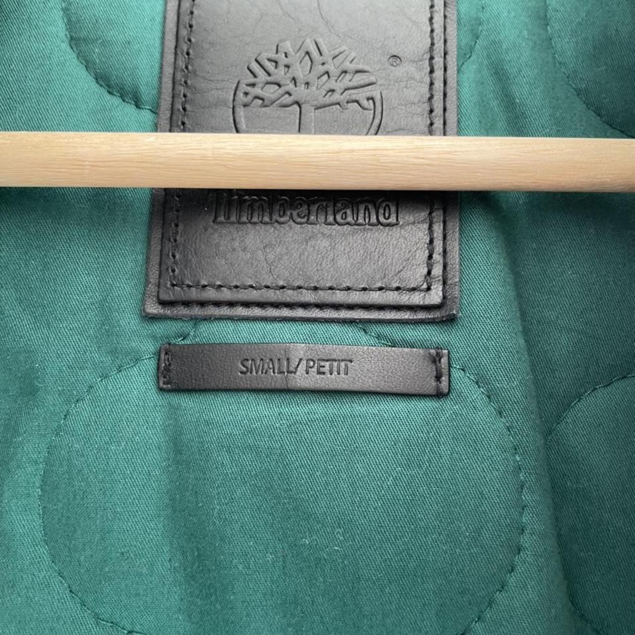 Lovely Wool Timberland Varsity Jacket with leather... - Depop