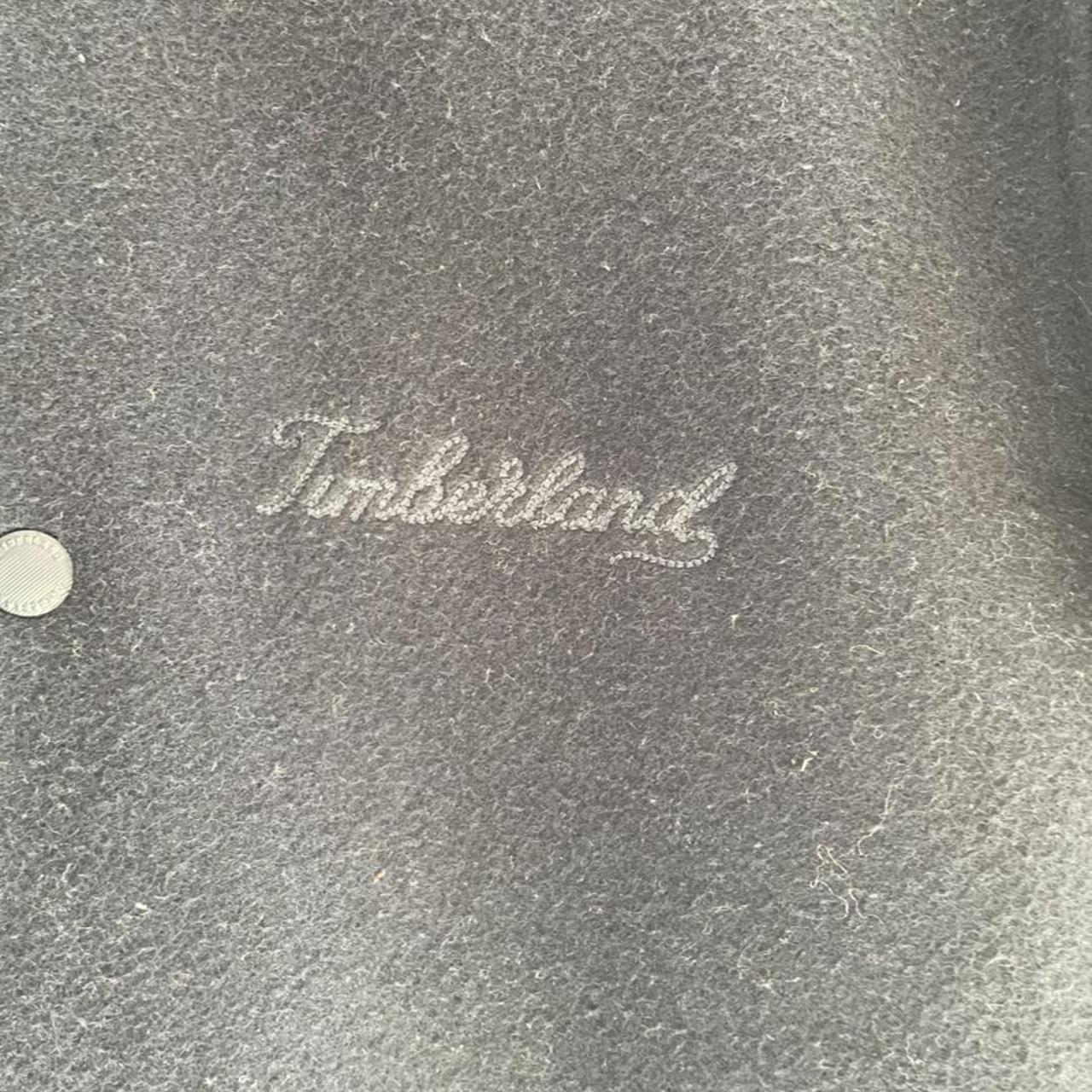 Lovely Wool Timberland Varsity Jacket with leather... - Depop