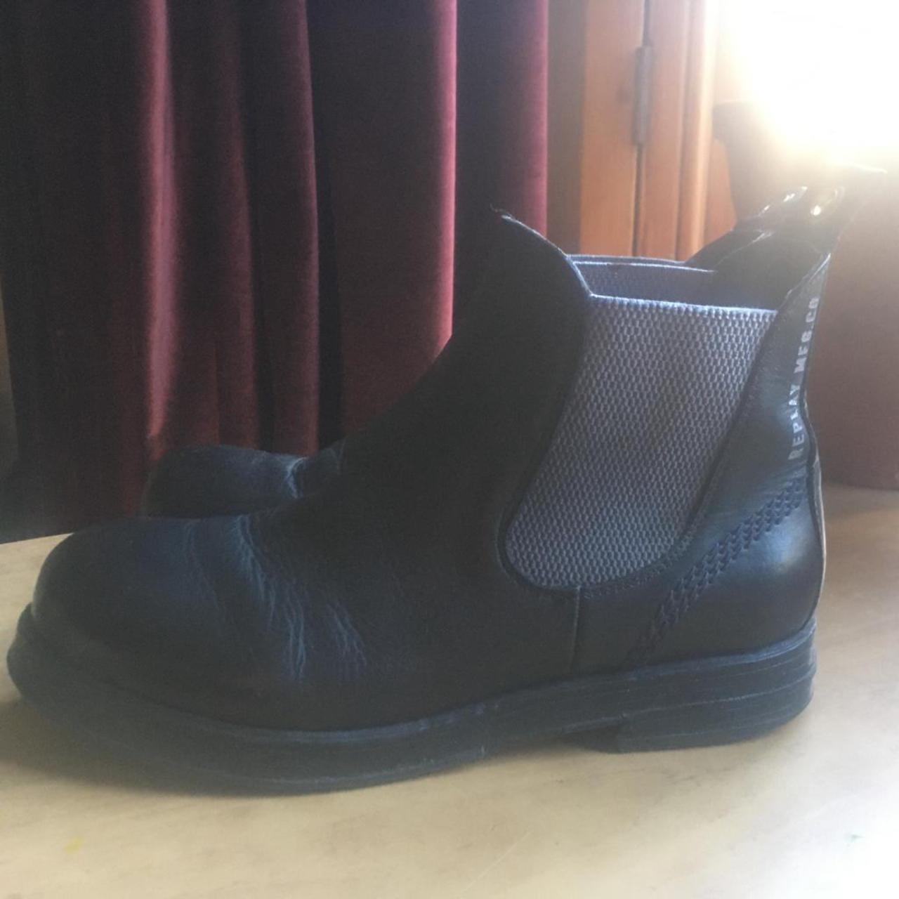 Replay Men's Black Boots | Depop