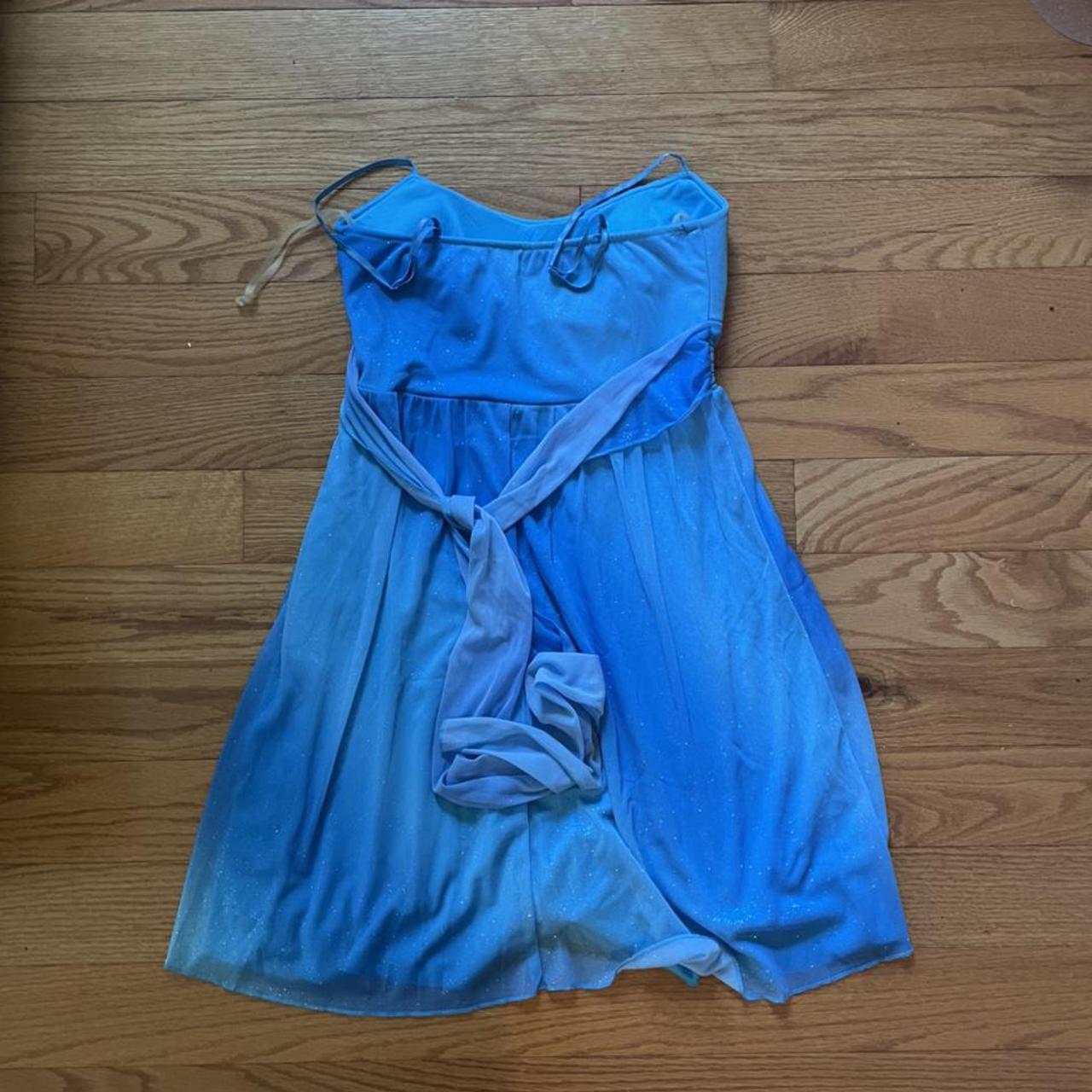 Macy's Women's Blue Dress | Depop