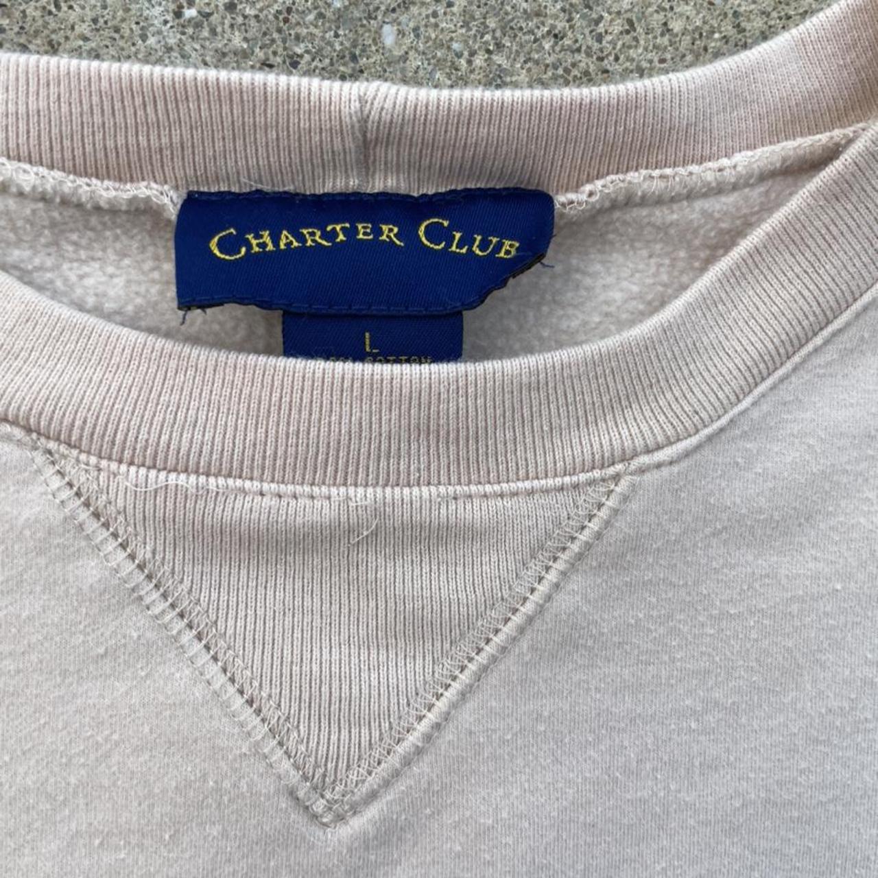 Charter Club Women's Tan Jumper | Depop