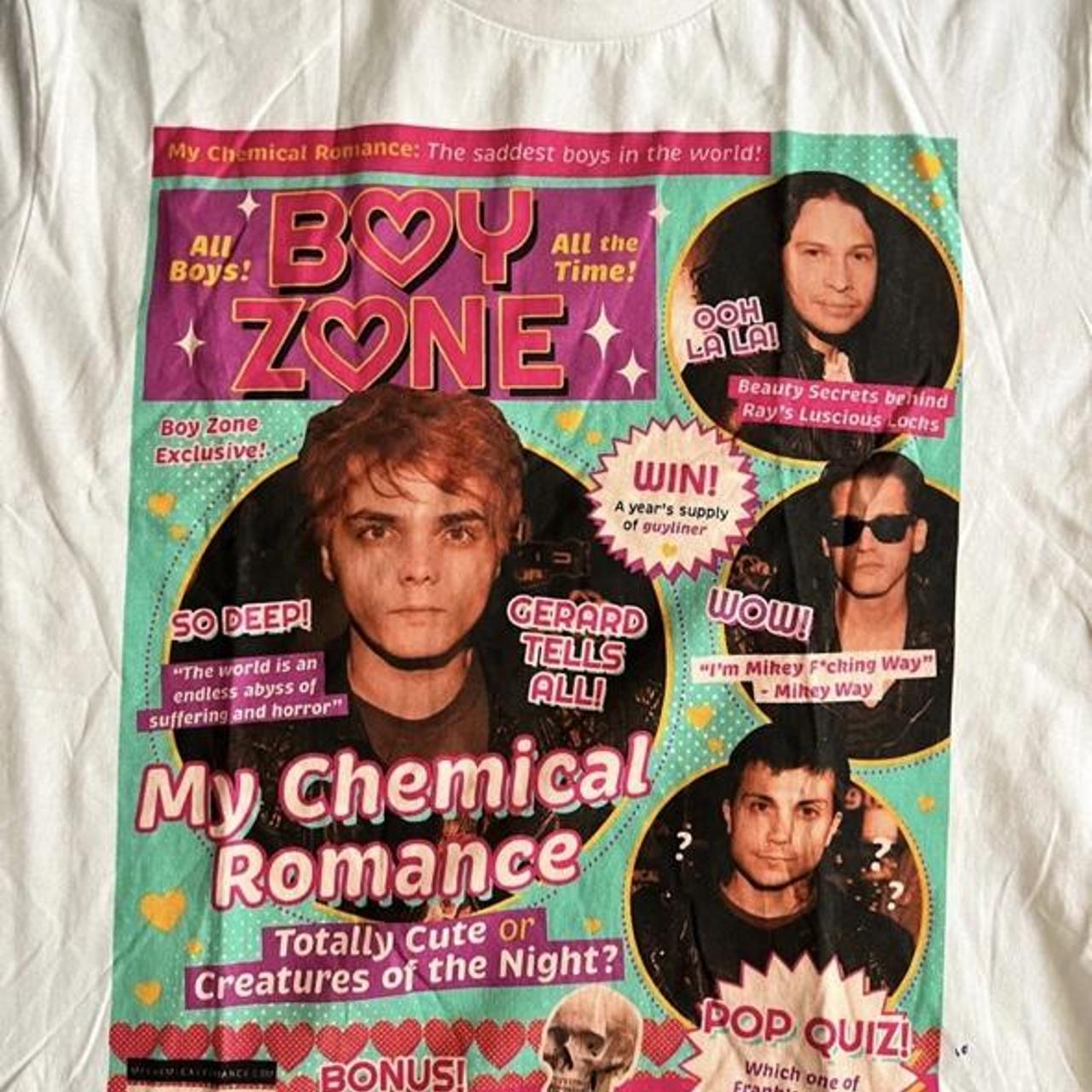 Update: Found Boyzone shirt and tote MCR tour merch... - Depop