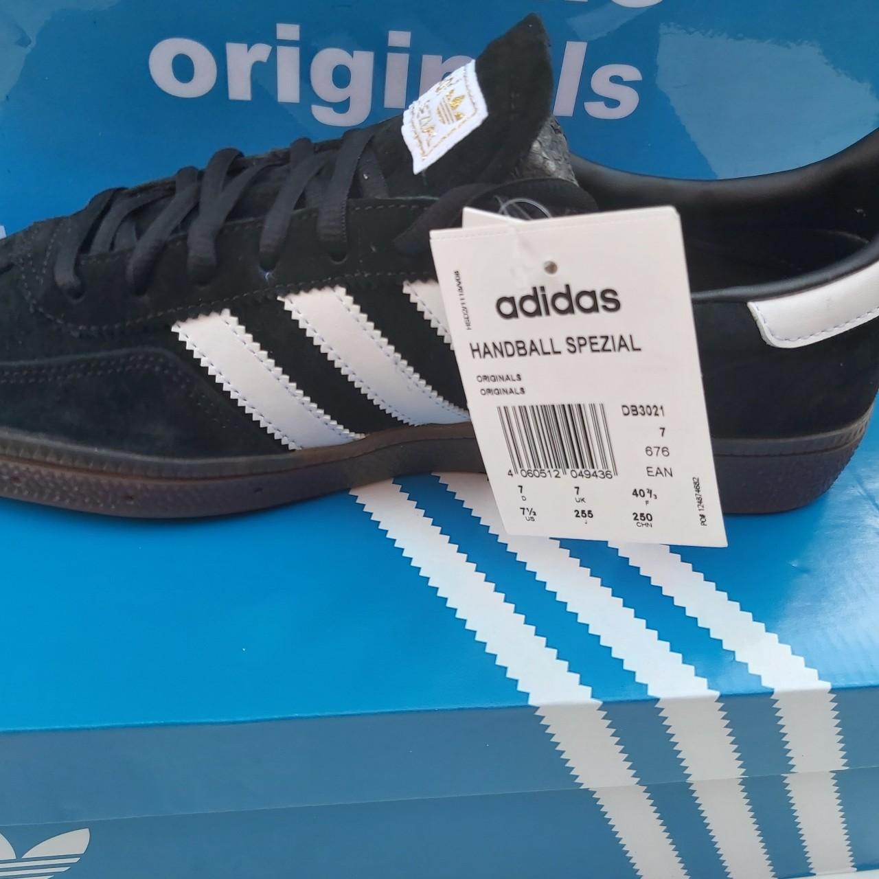 Adidas Originals Handball Spezial black white... - Depop