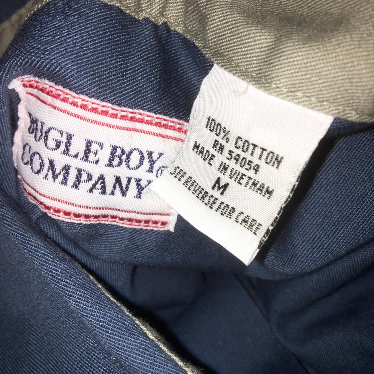 BUGLE BOY Blue Long Sleeve Button Up Shirt LABEL:... - Depop