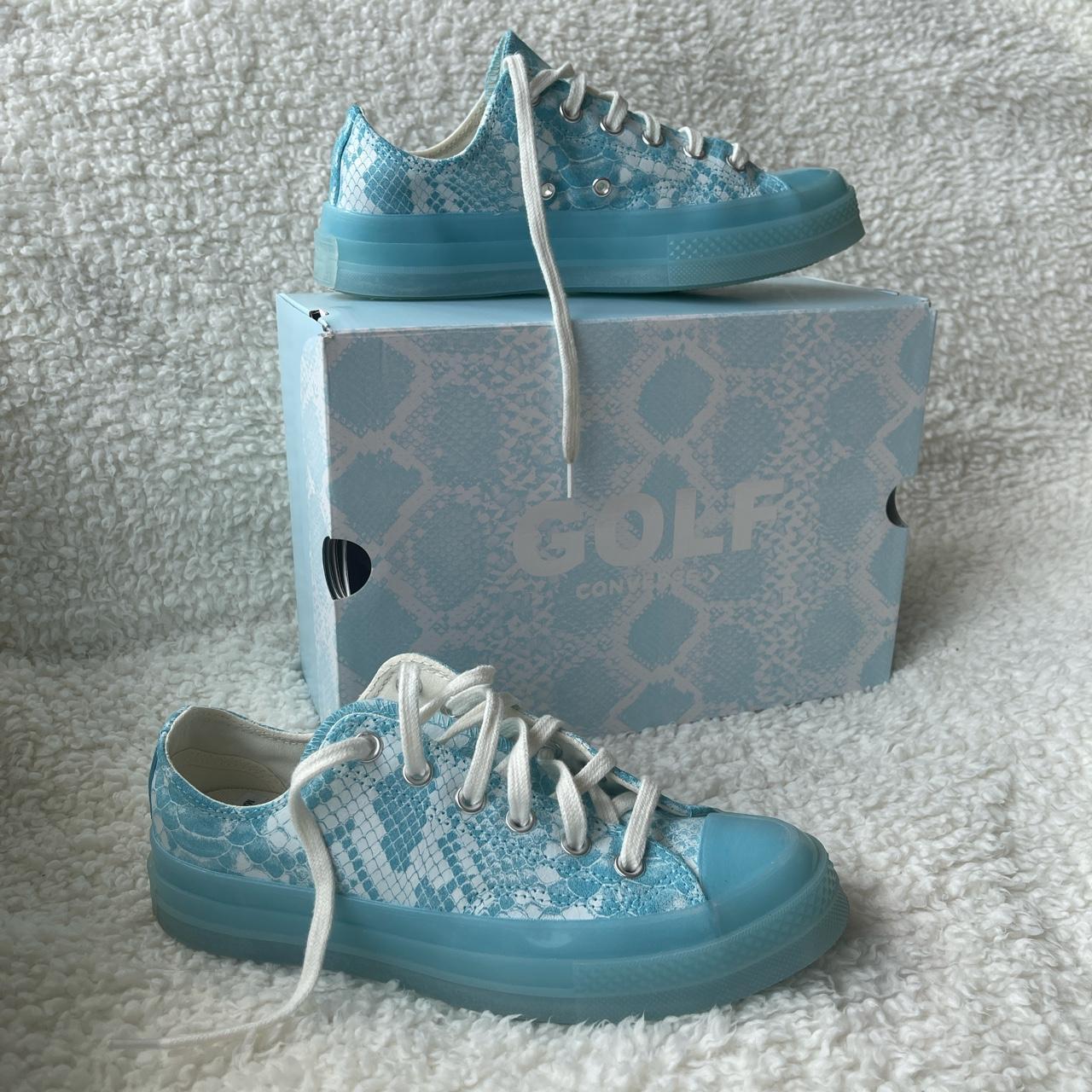2 pairs of PYTHON CHUCK 70 BLUE ⭐️ GOLF WANG new drop... - Depop