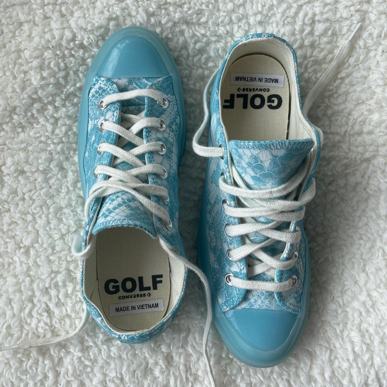 2 pairs of PYTHON CHUCK 70 BLUE ⭐️ GOLF WANG new drop... - Depop