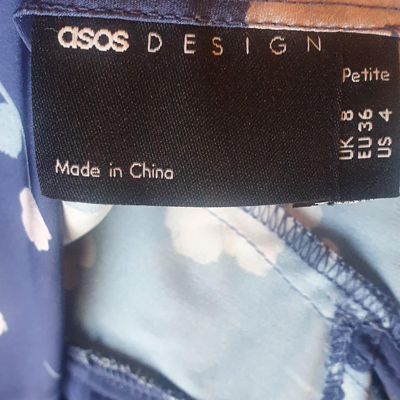 ASOS Petite satin bias cut midi in floral... - Depop
