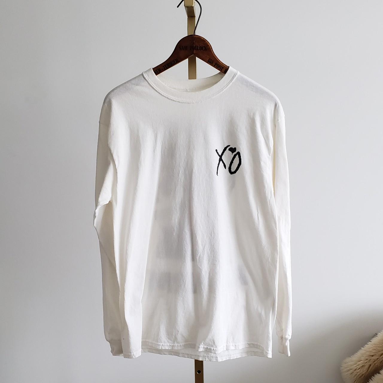TheWeeknd official XO Merch False Alarm white long... - Depop