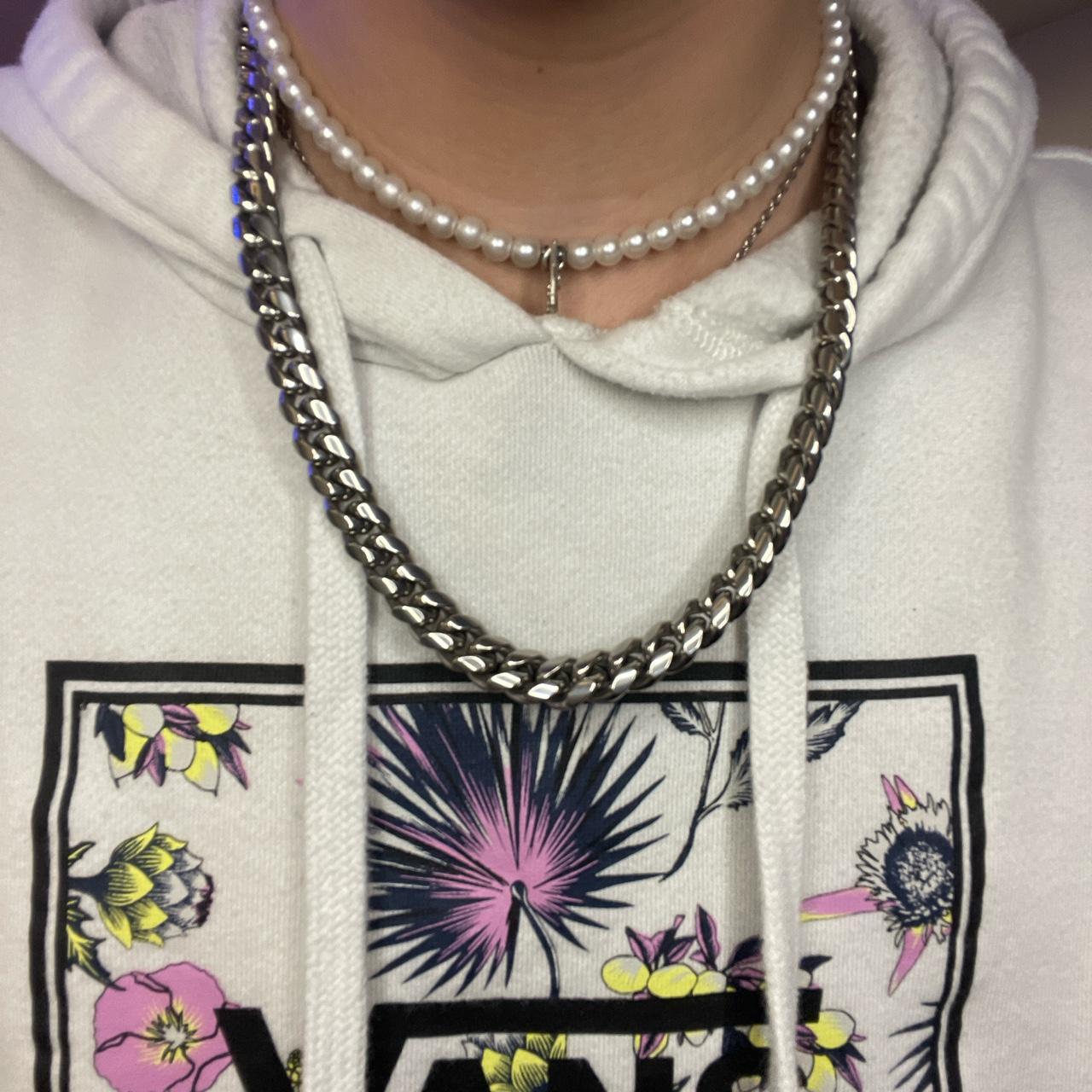 Thick Edgy Chain Necklace Good quality—should not... - Depop