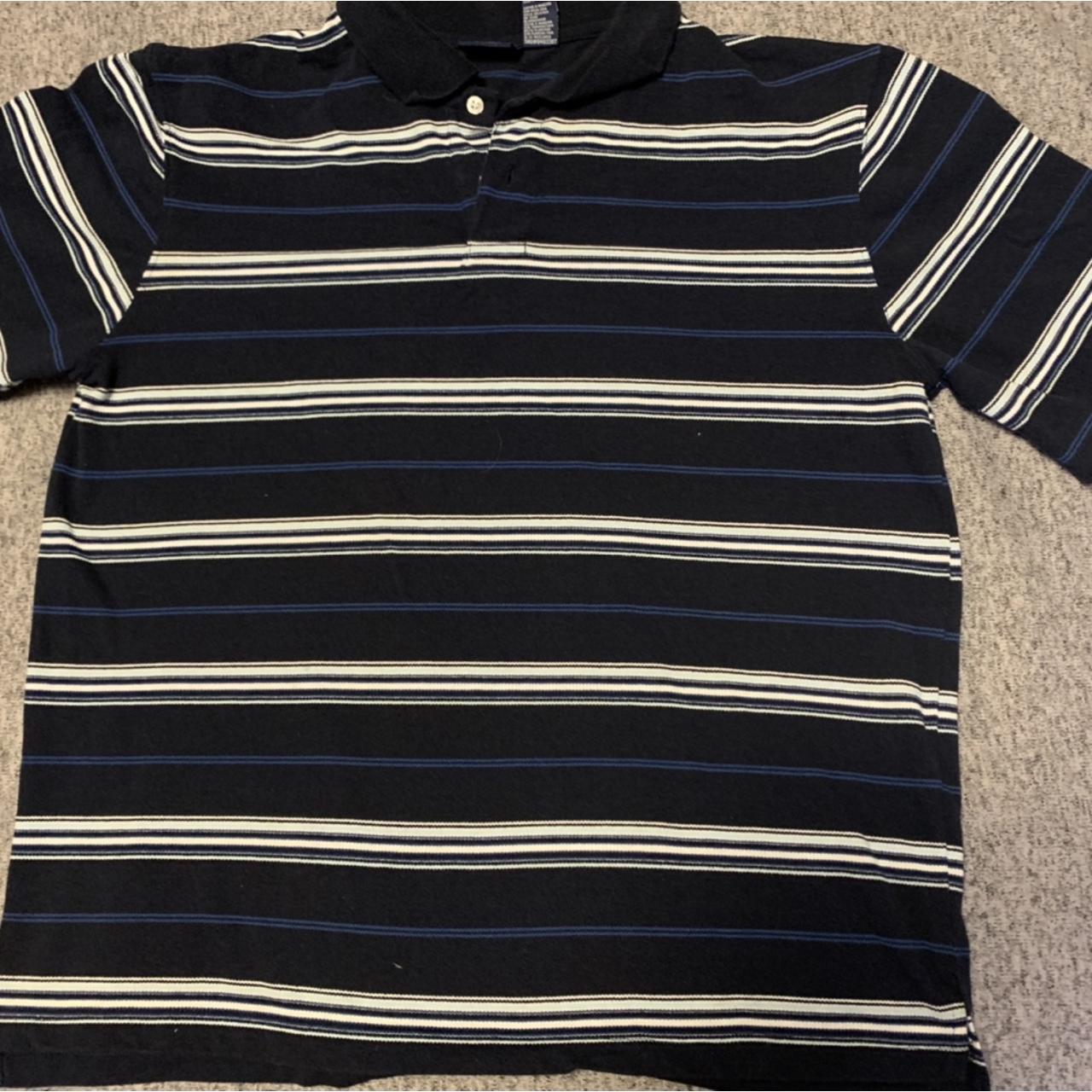 Striped Bugle Boy polo shirt - Depop