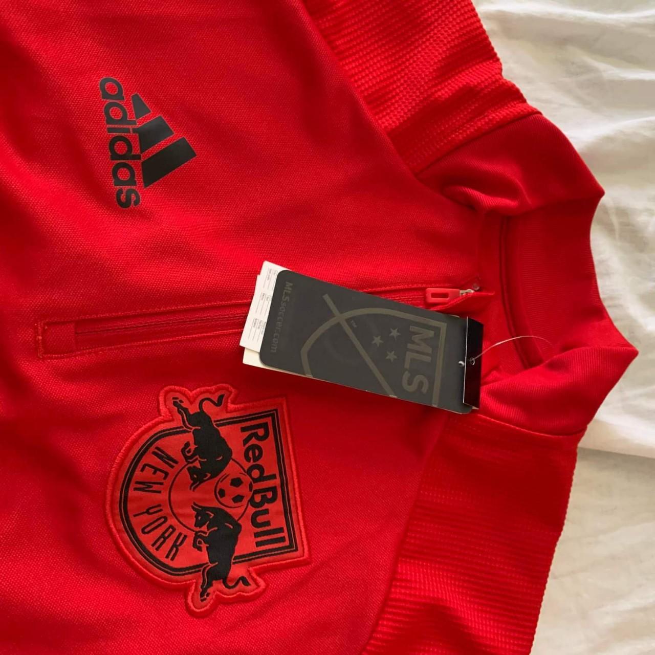 Football training top Adidas RedBull New York drill... - Depop