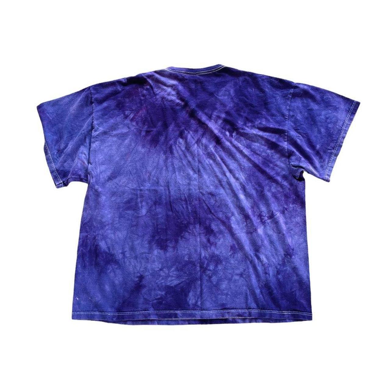 Vintage 2000 Aboriginal Wolf Theme Tie Dye T-Shirt /... - Depop