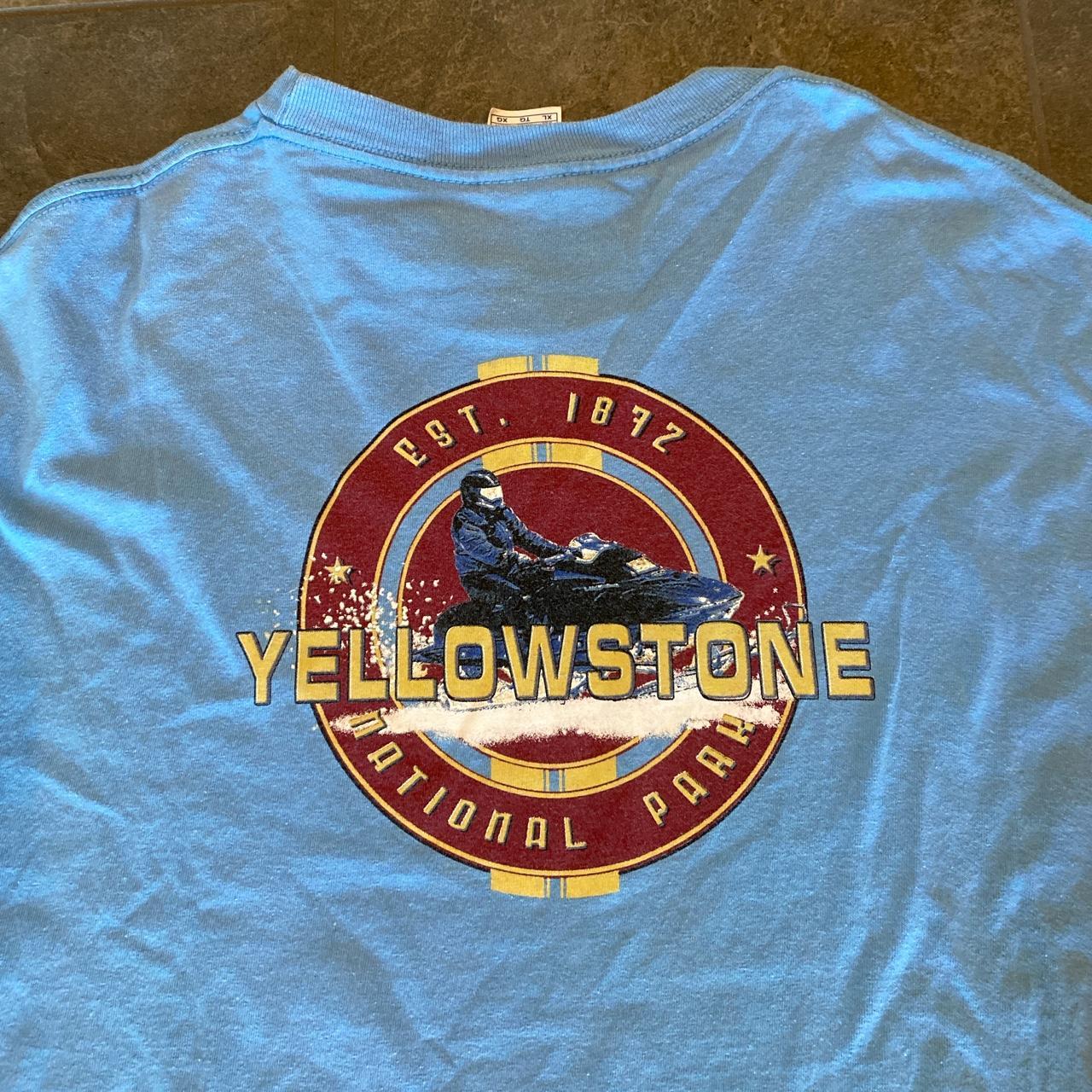 Yellowstone National Park Montana destination snow... - Depop