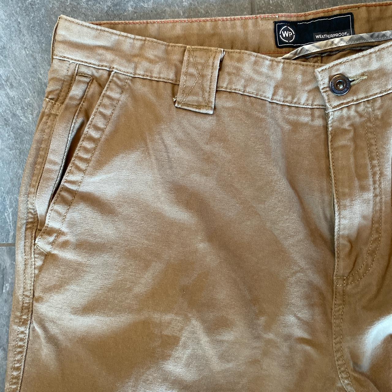 Weatherproof Brand tan khaki outdoor work pants size... - Depop