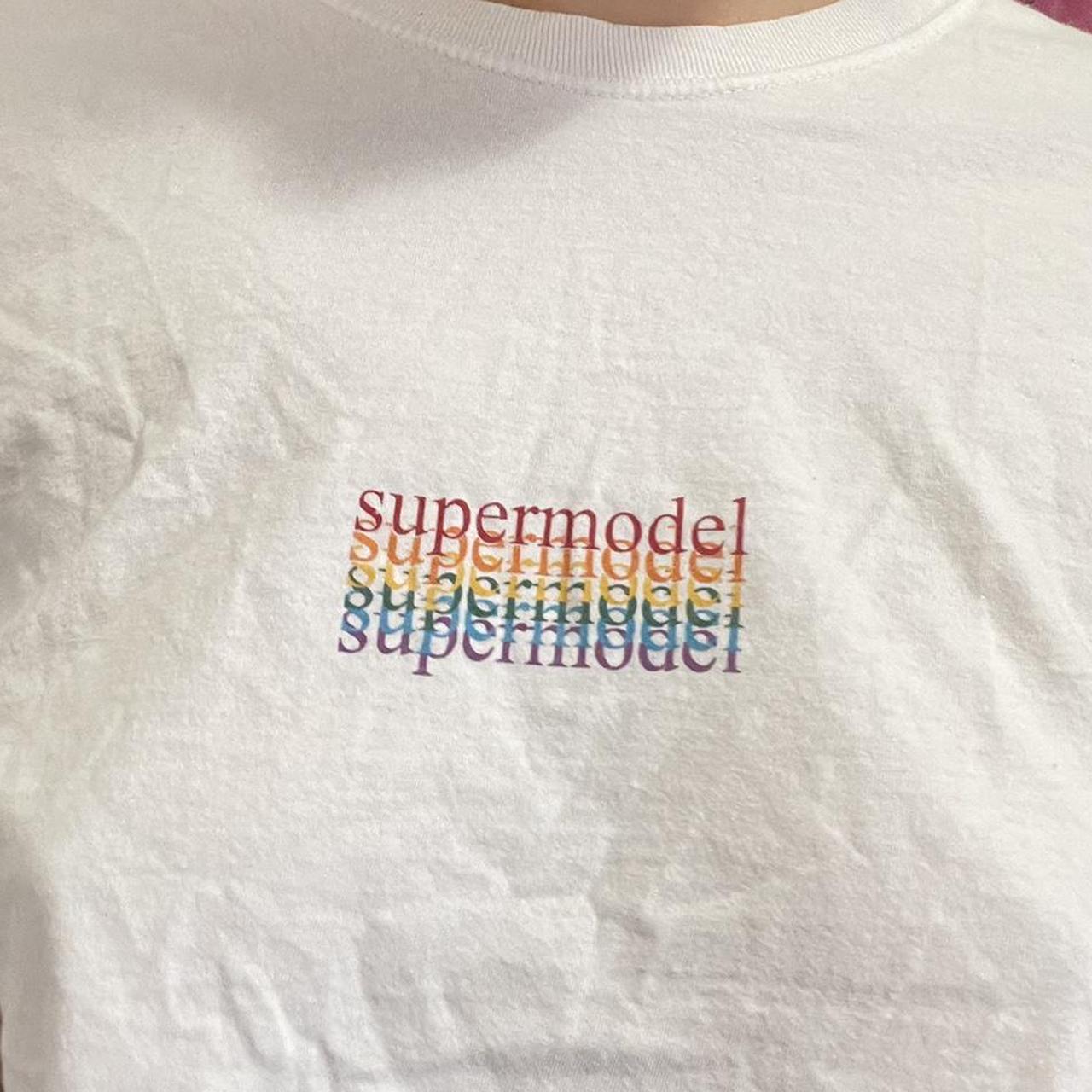 official SZA rainbow supermodel merch tee shirt!!!!... - Depop