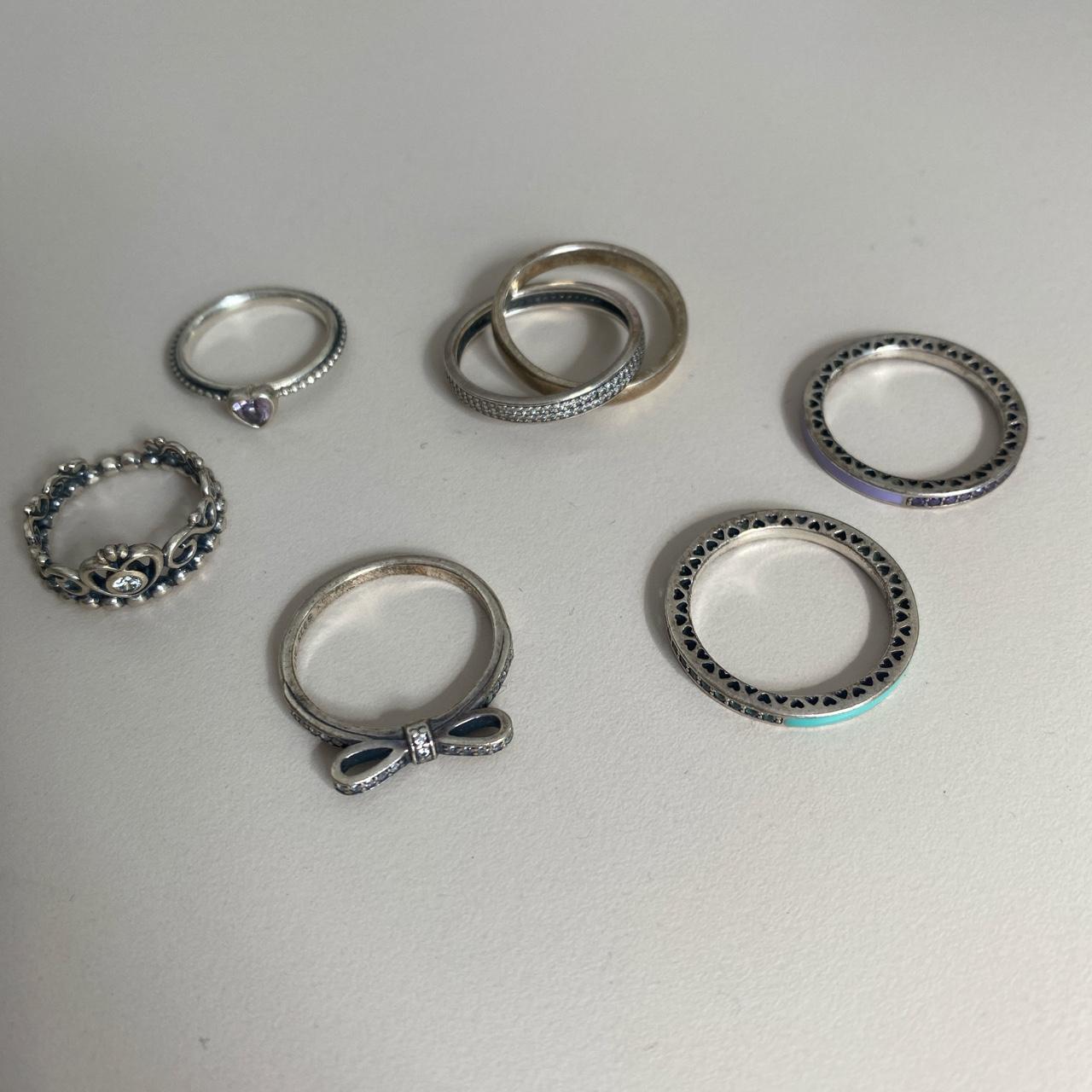 PANDORA rings Sizes range from 48, 54, 58 Signs of... - Depop