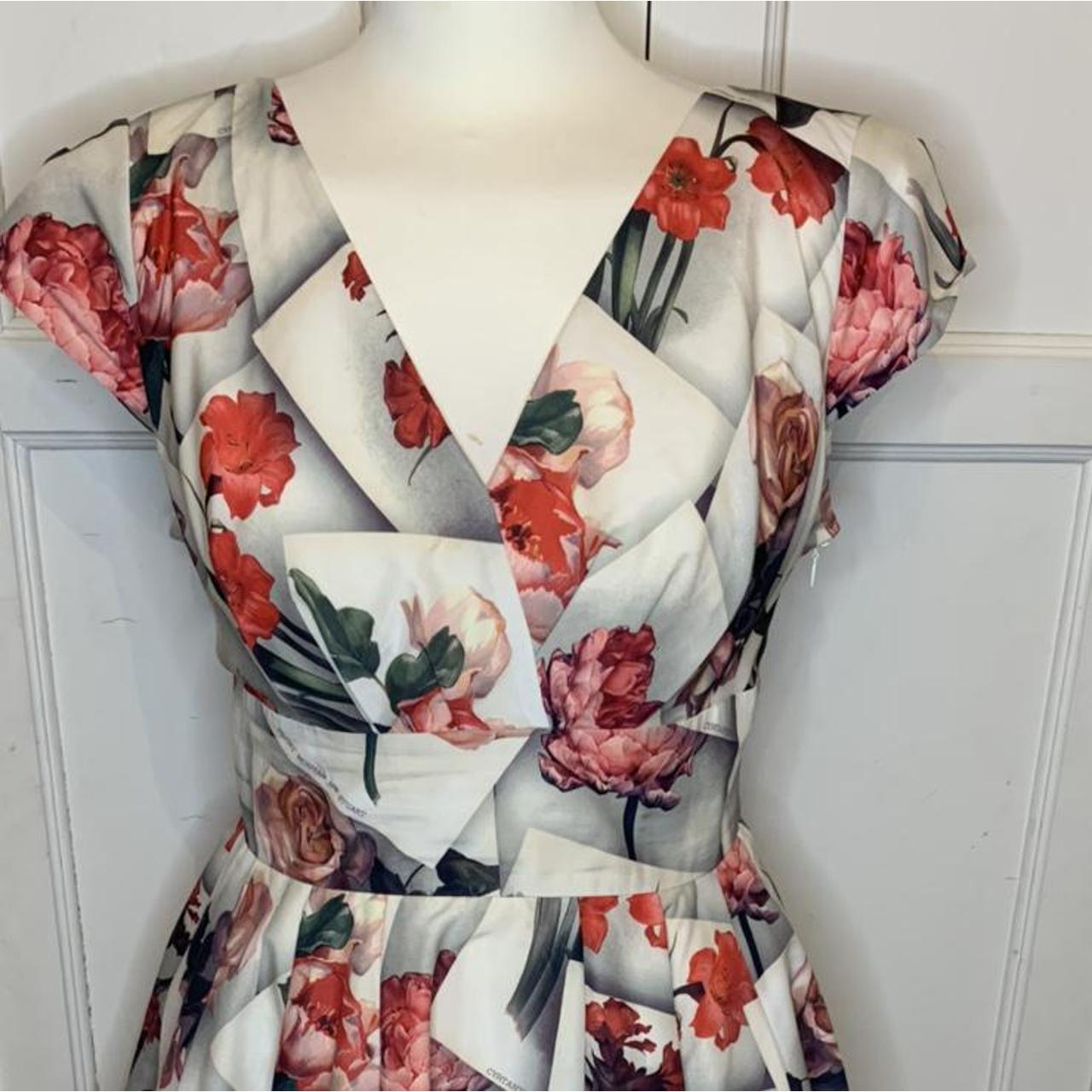 Beautiful Ted Baker 1950’s style fit and flare swing... - Depop